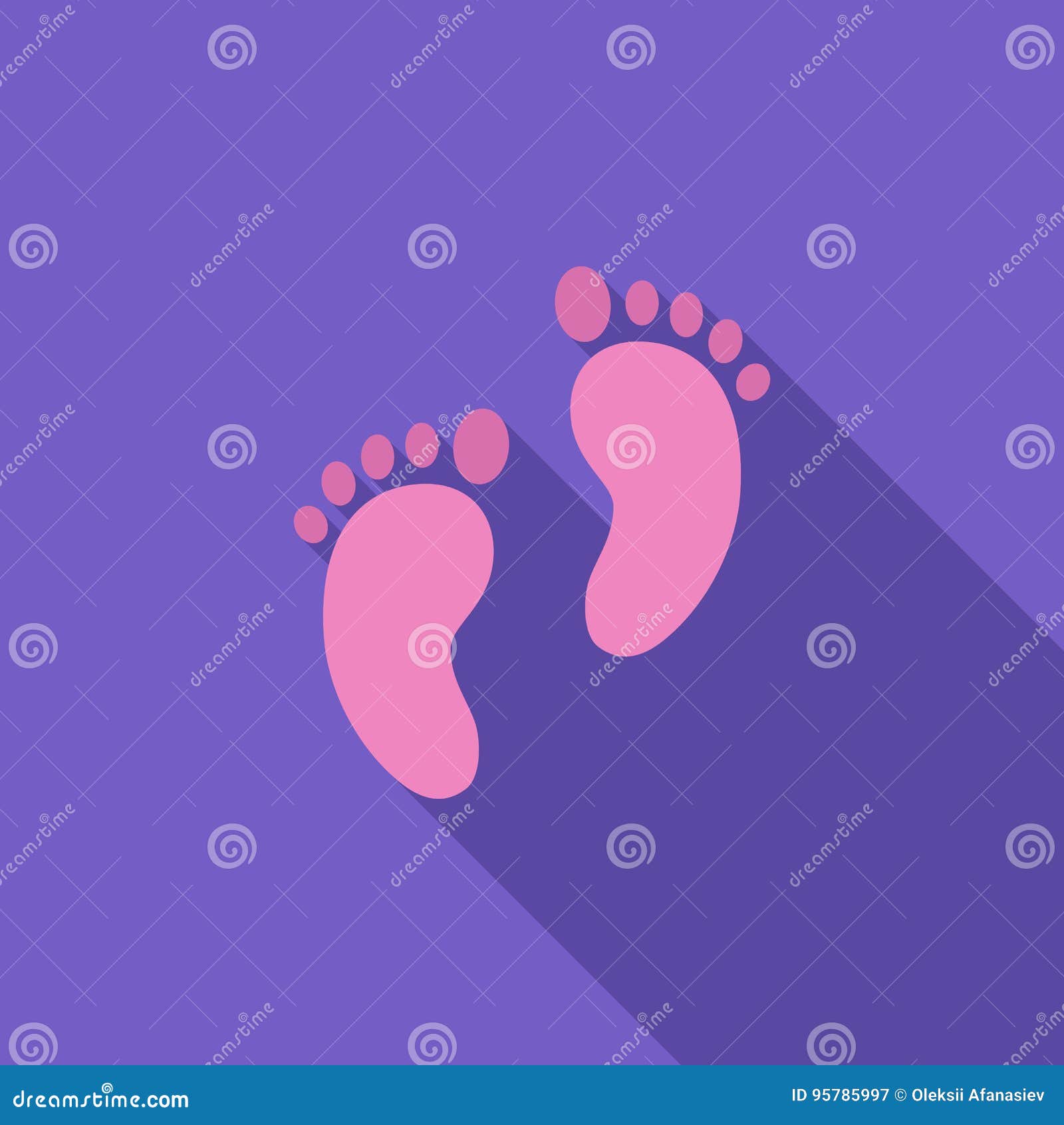 Icono del pie ilustración del vector. Ilustración de silueta - 95785997