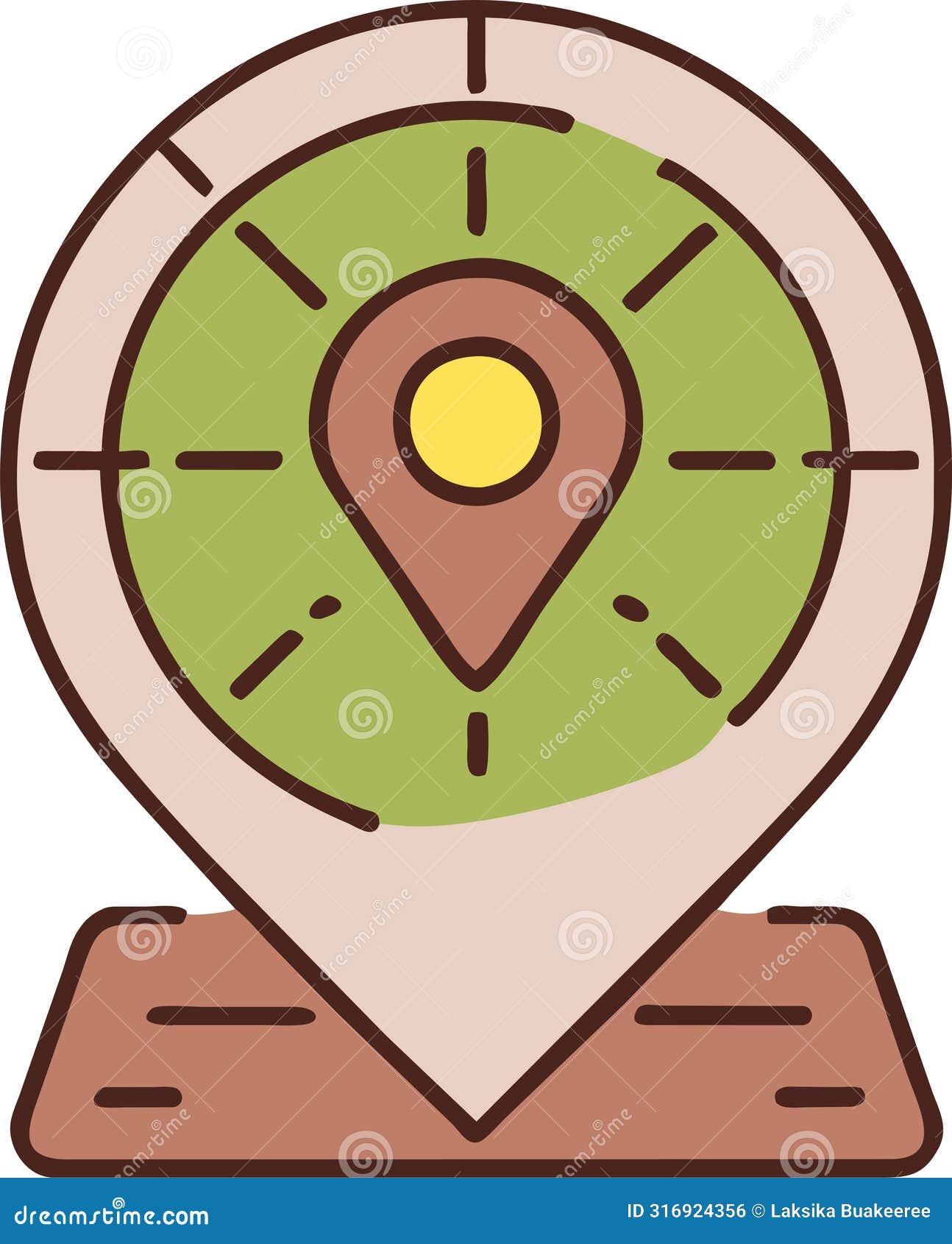 Icono Del Pin Del Mapa Simple Ilustración del Vector - Ilustración de hermoso, etiqueta: 316924356