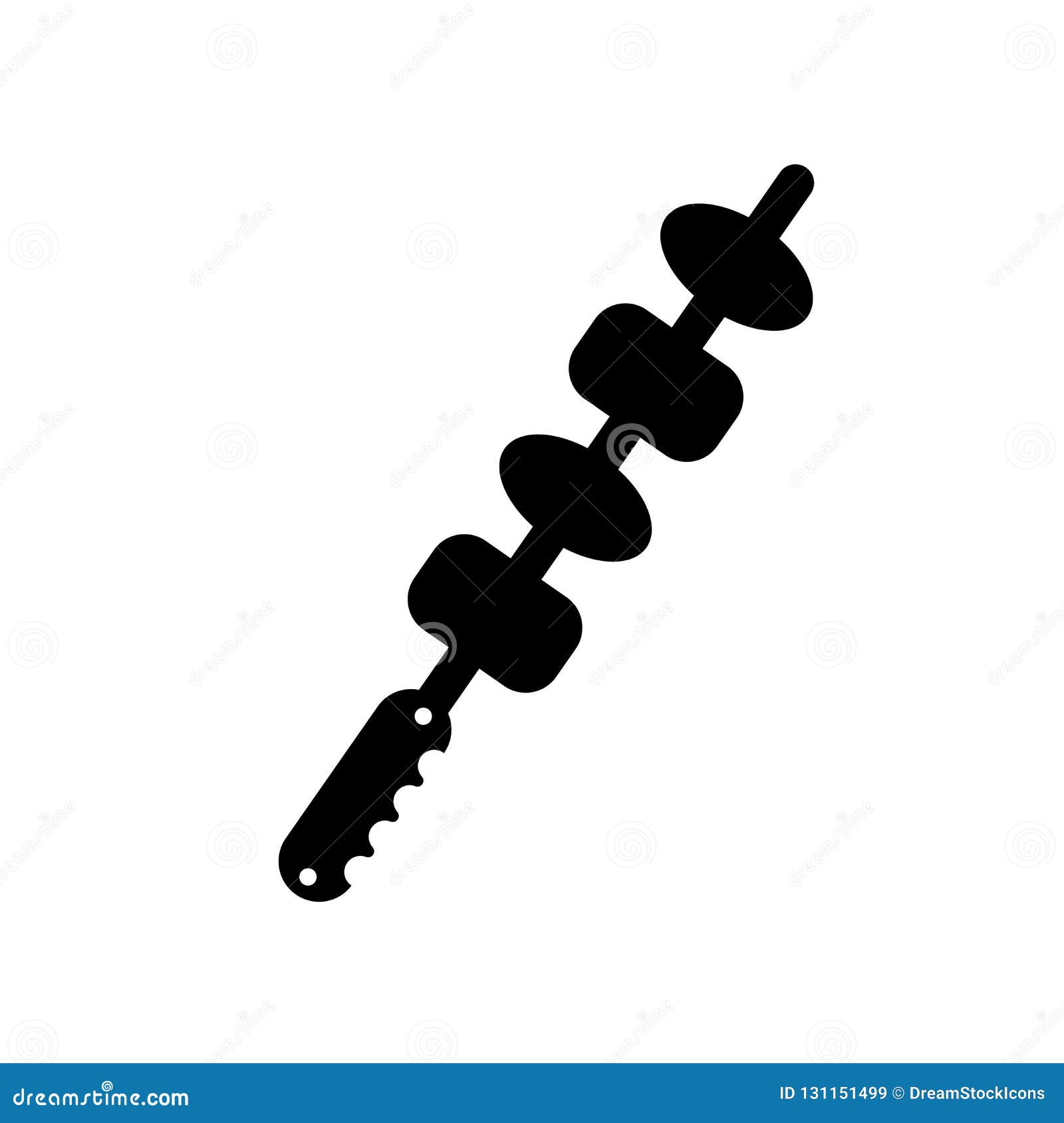 Icono del pincho ilustración del vector. Ilustración de cocinado ...