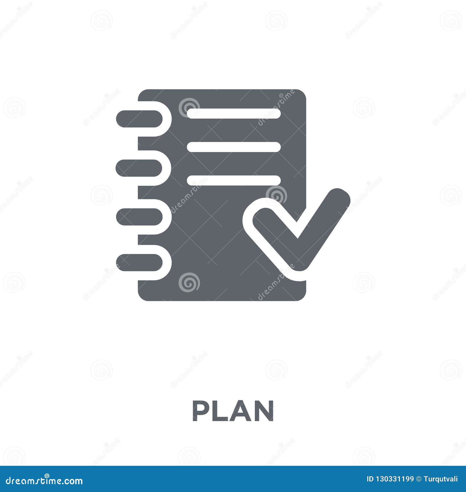 Icono Del Plan De La Colección Ilustración del Vector - Ilustración de ...