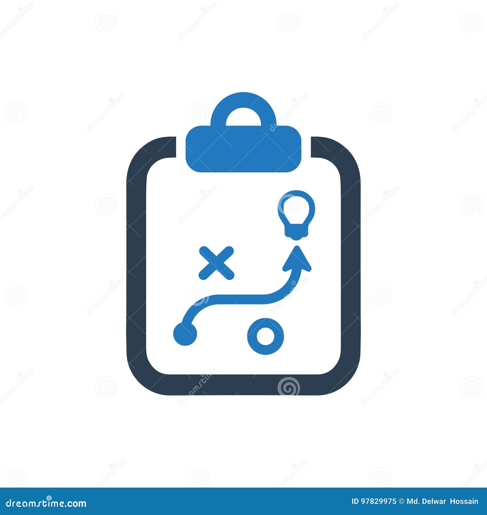 Icono Del Planeamiento Estratégico Ilustración del Vector - Ilustración ...