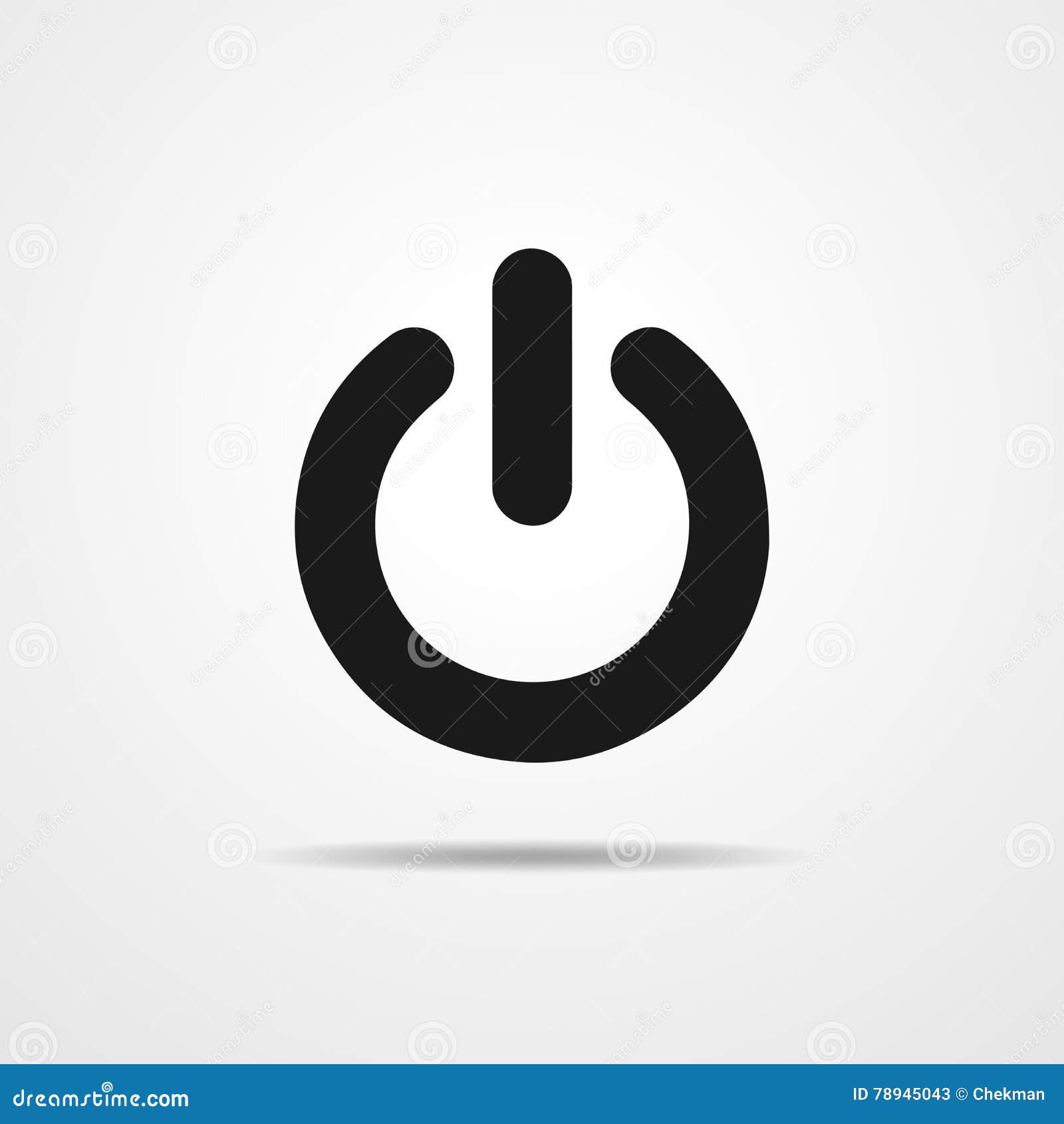 Icono Del Poder Ilustración Del Vector Stock de ilustración ...