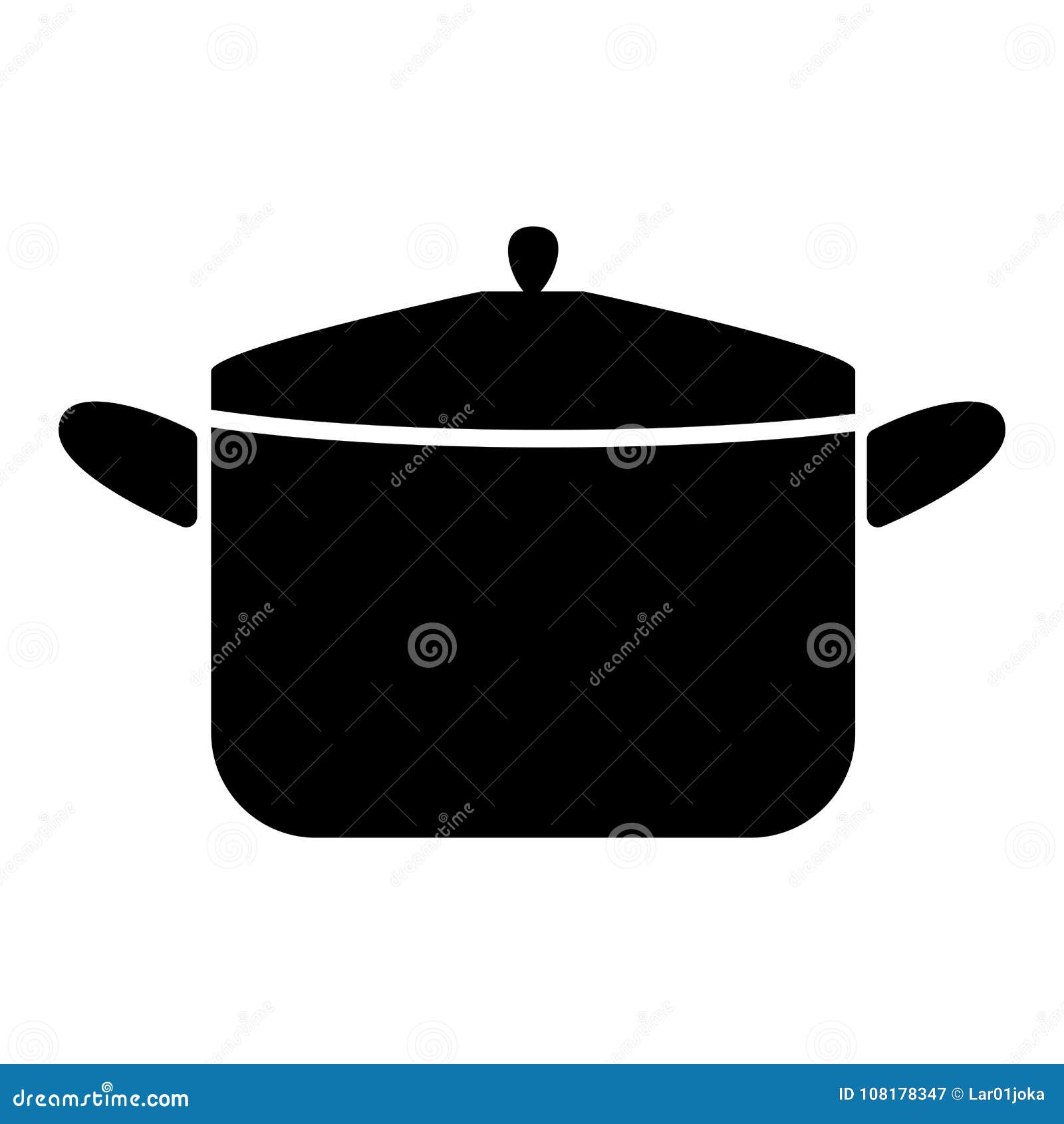 Icono Del Pote De La Cocina Ilustración del Vector - Ilustración de ...