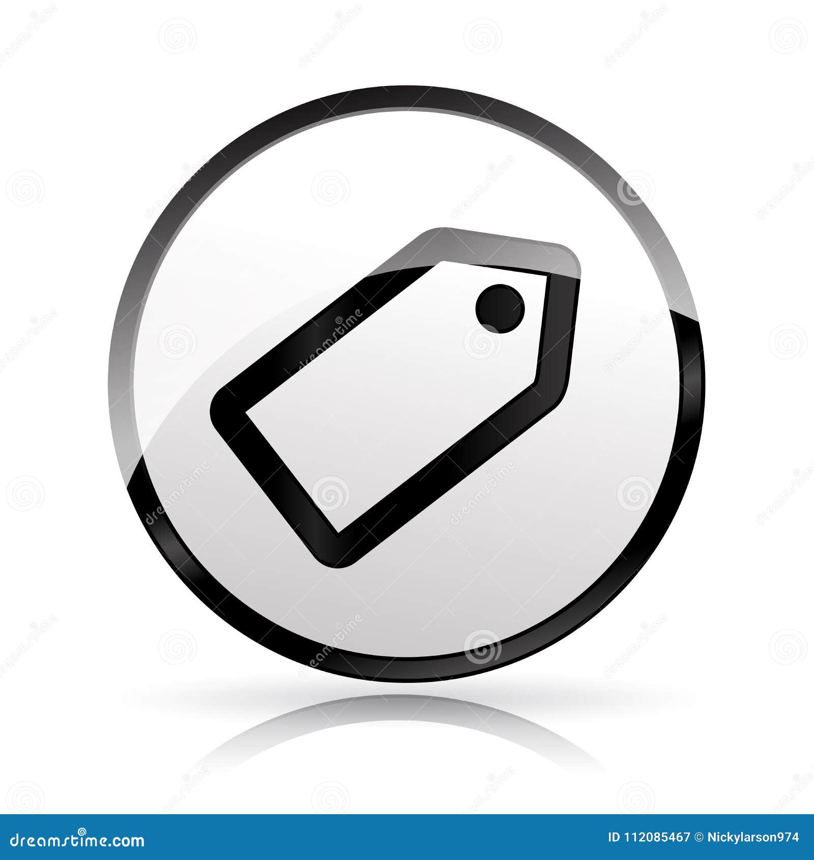 Icono Del Precio En El Fondo Blanco Ilustración del Vector ...