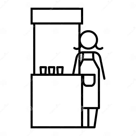 Icono Del Promotor, Ejemplo Del Vector Ilustración del Vector ...