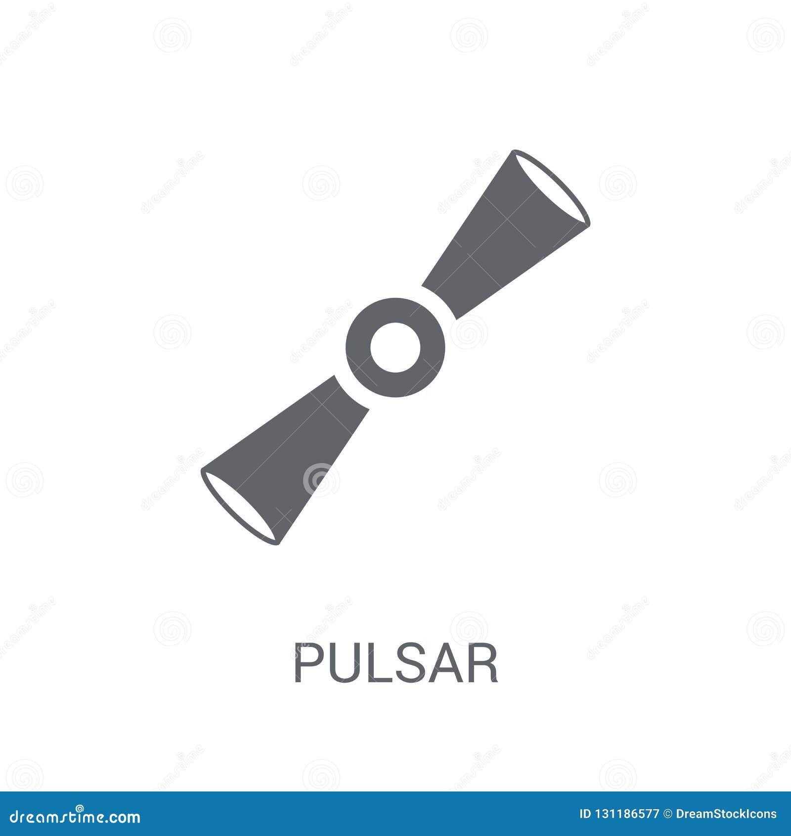 Icono del pulsar ilustración del vector. Ilustración de grande - 131186577