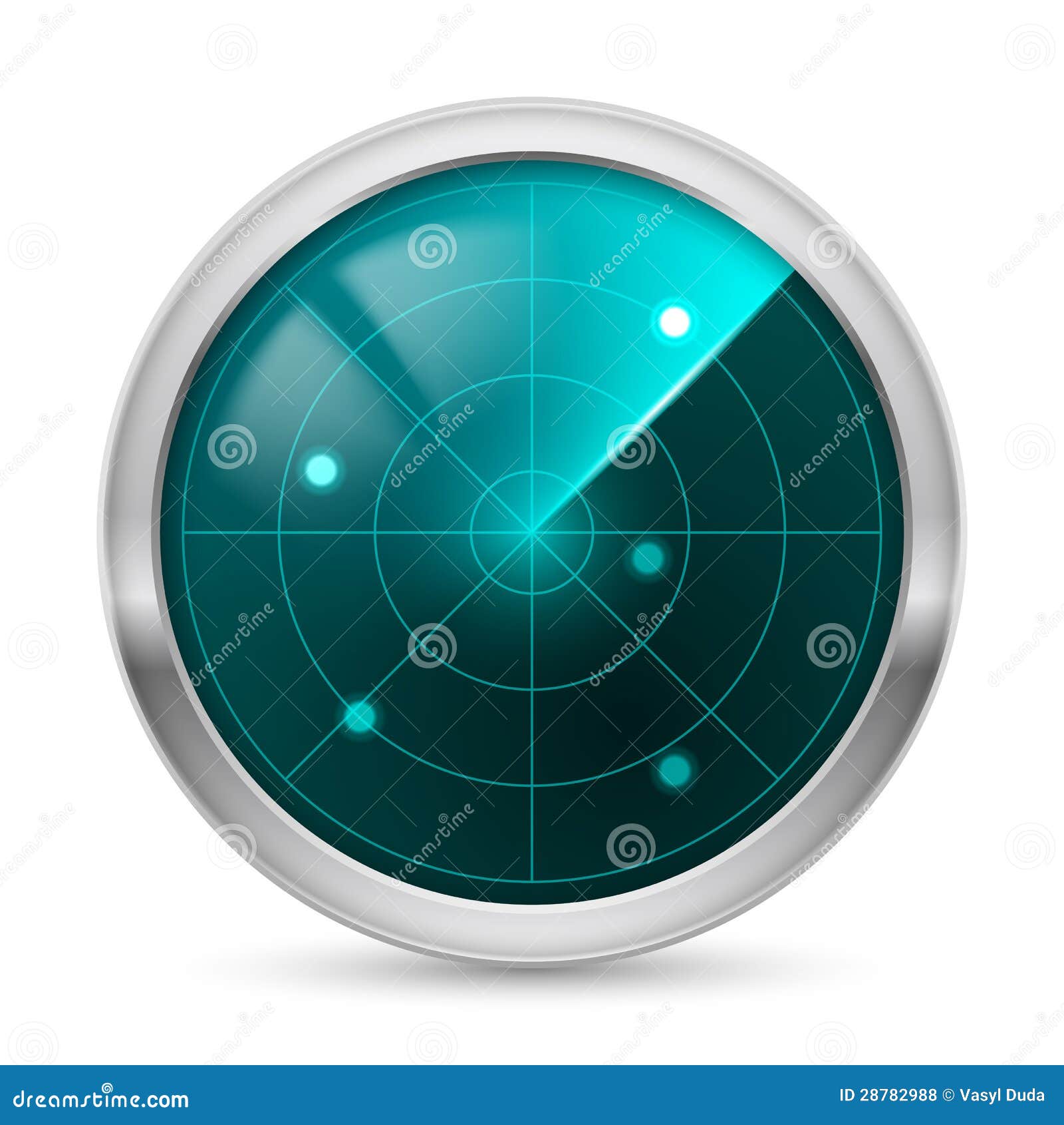 Icono del radar ilustración del vector. Ilustración de apuntar - 28782988