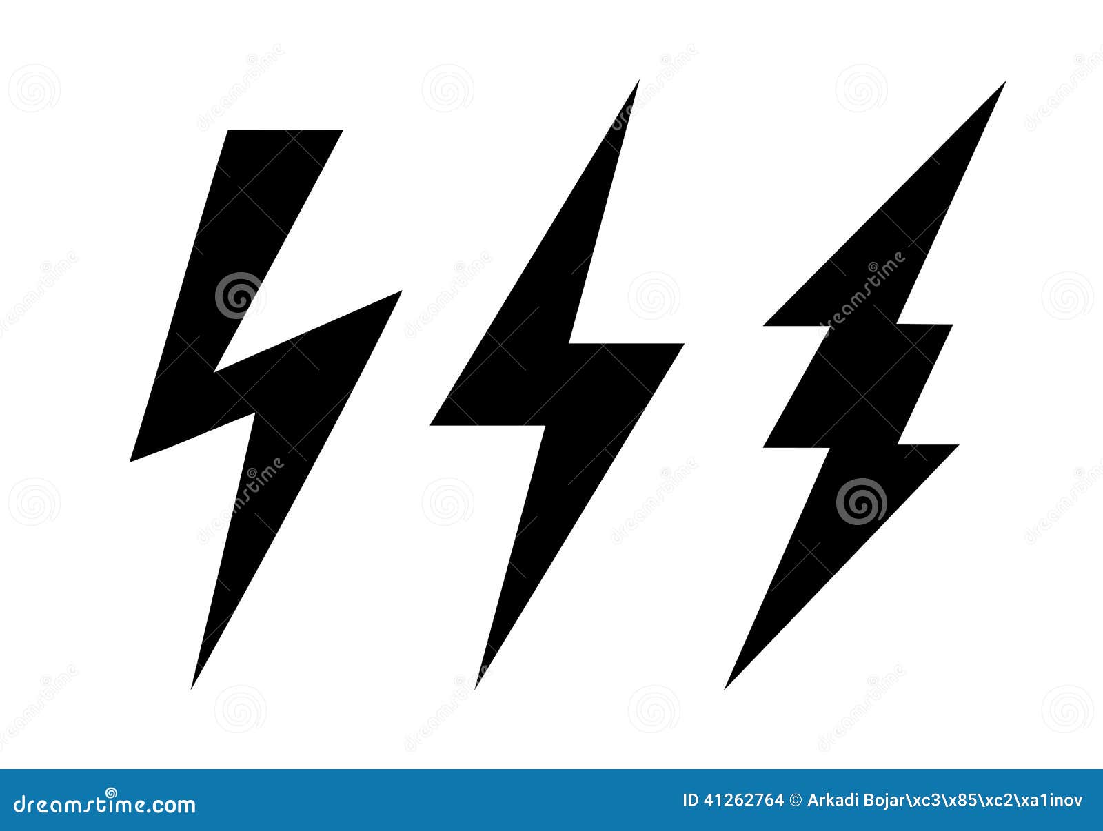 Icono del relámpago ilustración del vector. Ilustración de trueno ...