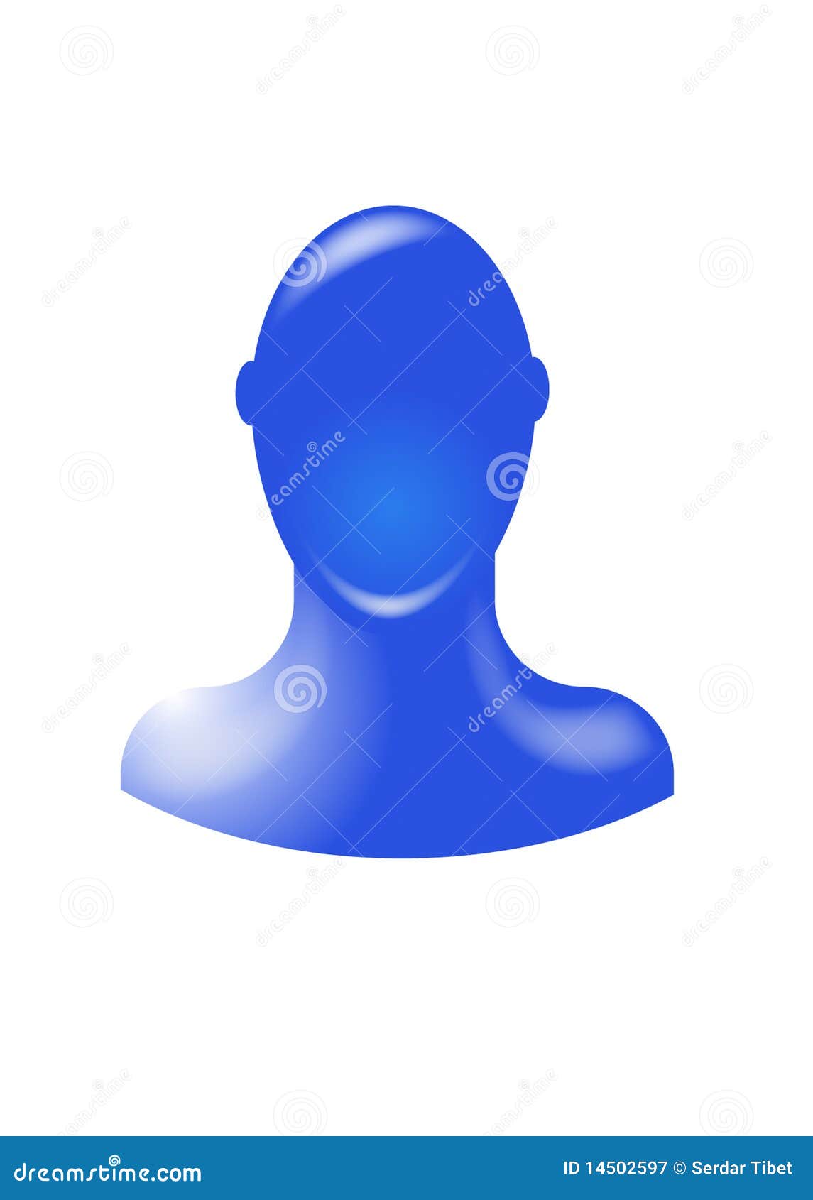 Icono del rostro humano stock de ilustración. Ilustración de cara ...