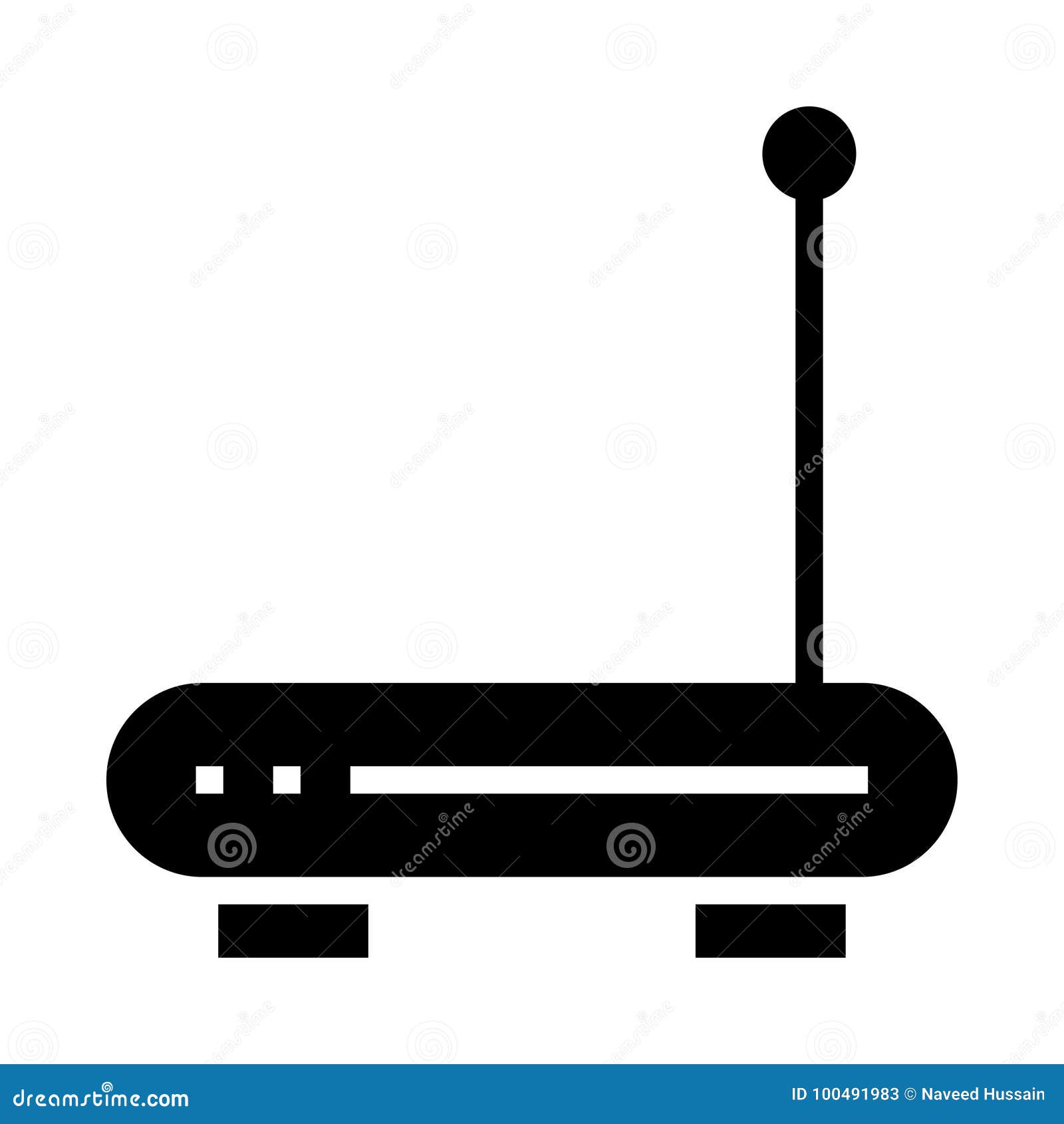 Icono del router de Wi-Fi ilustración del vector. Ilustración de ...