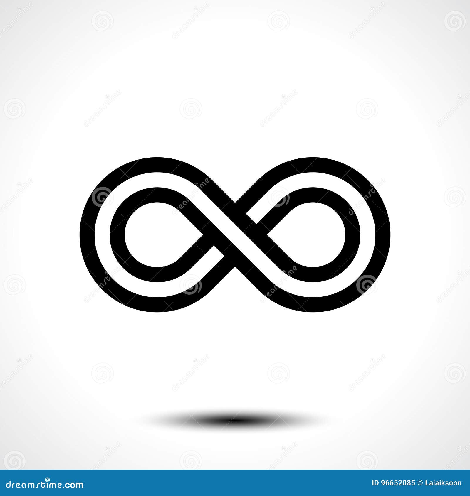 Icono Del Símbolo Del Infinito Ilustración del Vector - Ilustración de ...