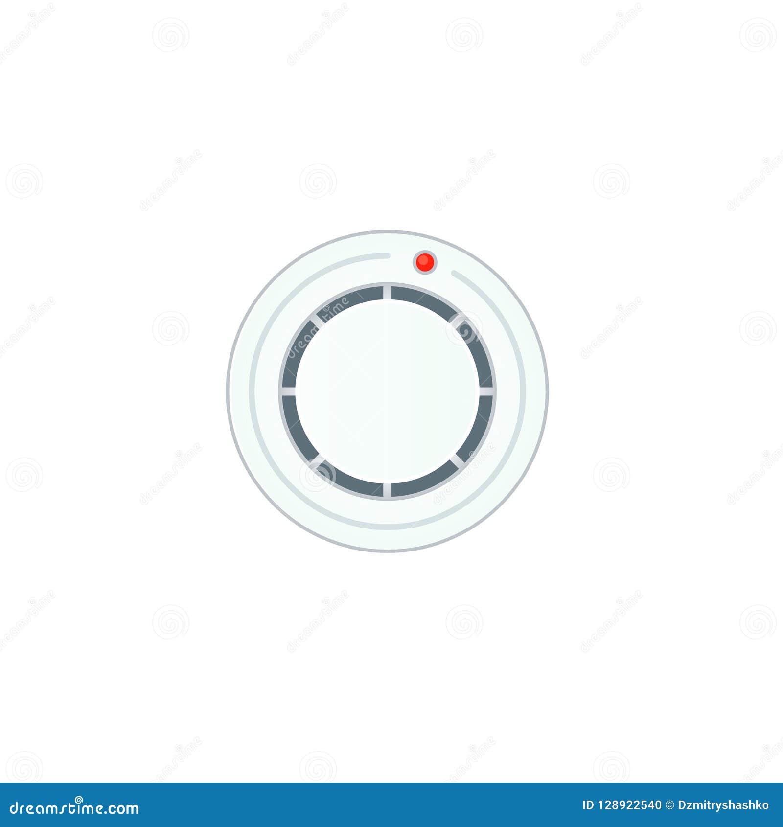 Icono Del Sensor De La Alarma De Humo Ilustración del Vector ...