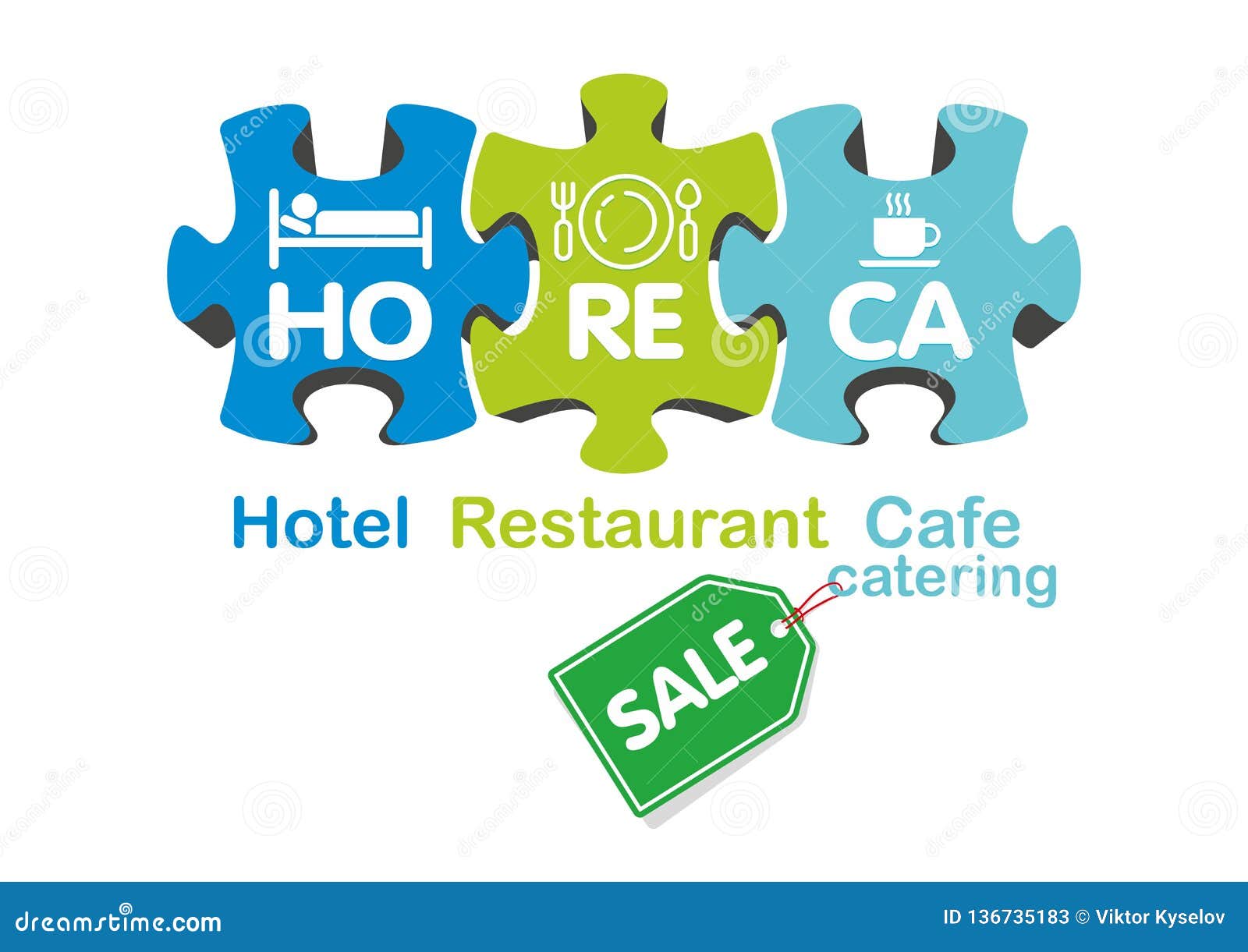 Icono Del Servicio De HoReCa Ilustración del Vector - Ilustración de ...
