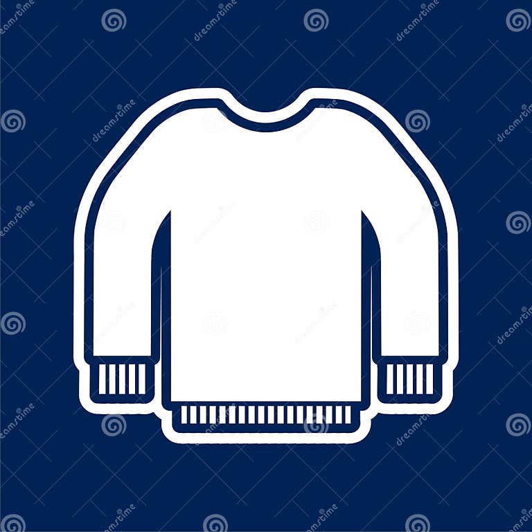 Icono del su?ter - ejemplo ilustración del vector. Ilustración de ...