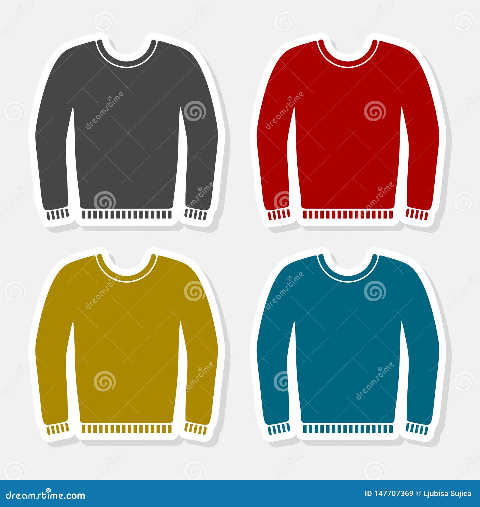 Icono del su?ter - ejemplo ilustración del vector. Ilustración de fondo ...