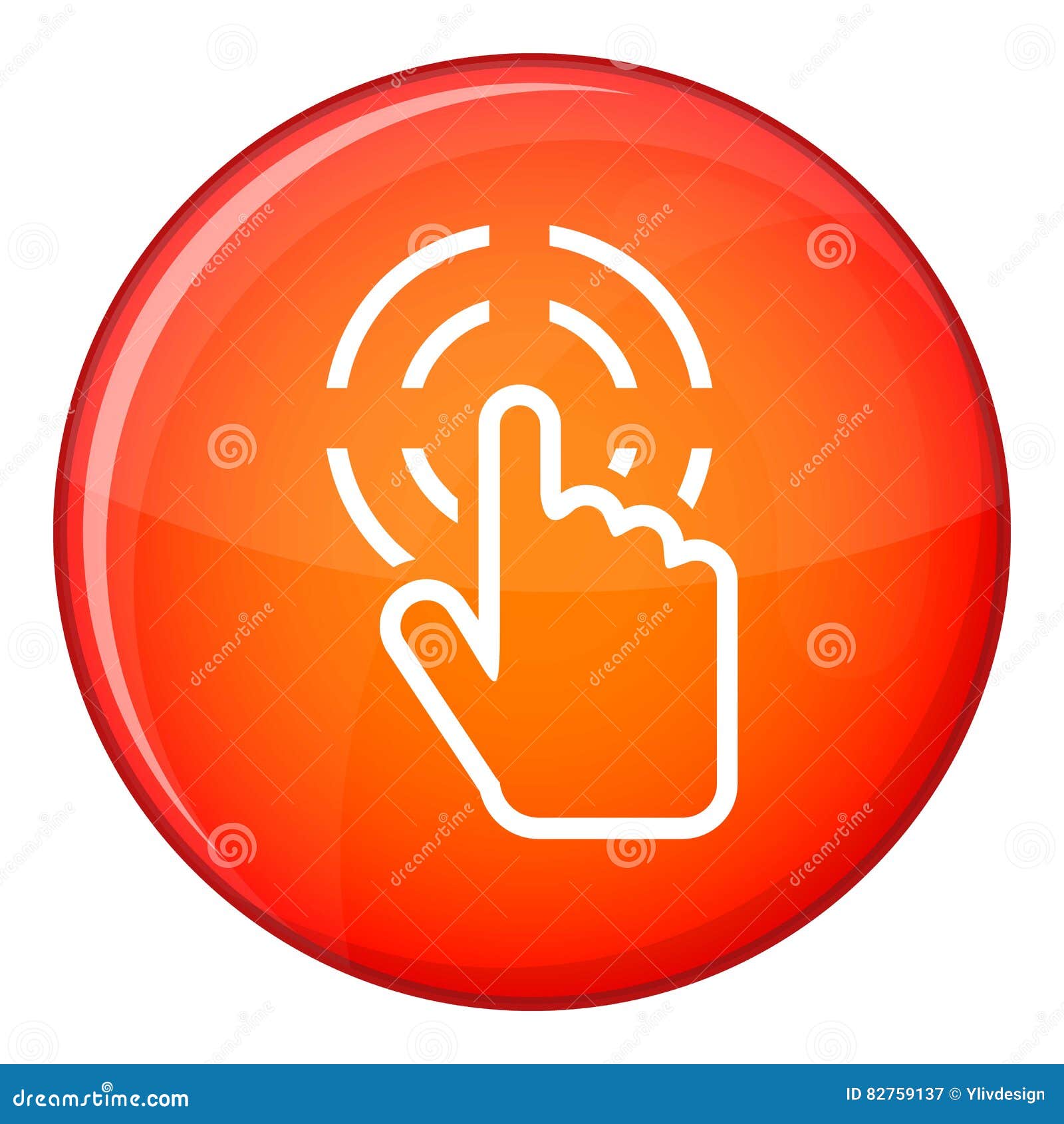 Icono Del Tecleo, Estilo Plano Ilustración del Vector - Ilustración de ...