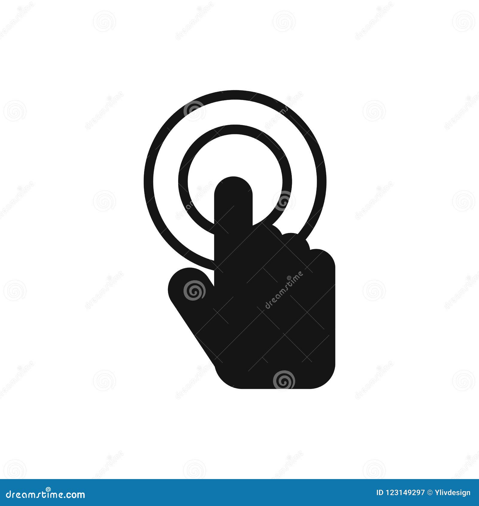 Icono Del Tecleo, Estilo Simple Stock de ilustración - Ilustración de ...