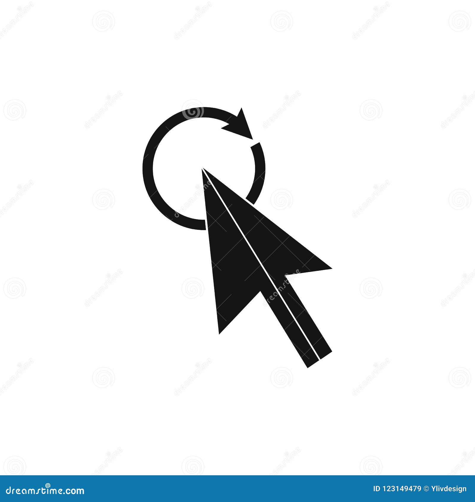 Icono Del Tecleo, Estilo Simple Stock de ilustración - Ilustración de ...