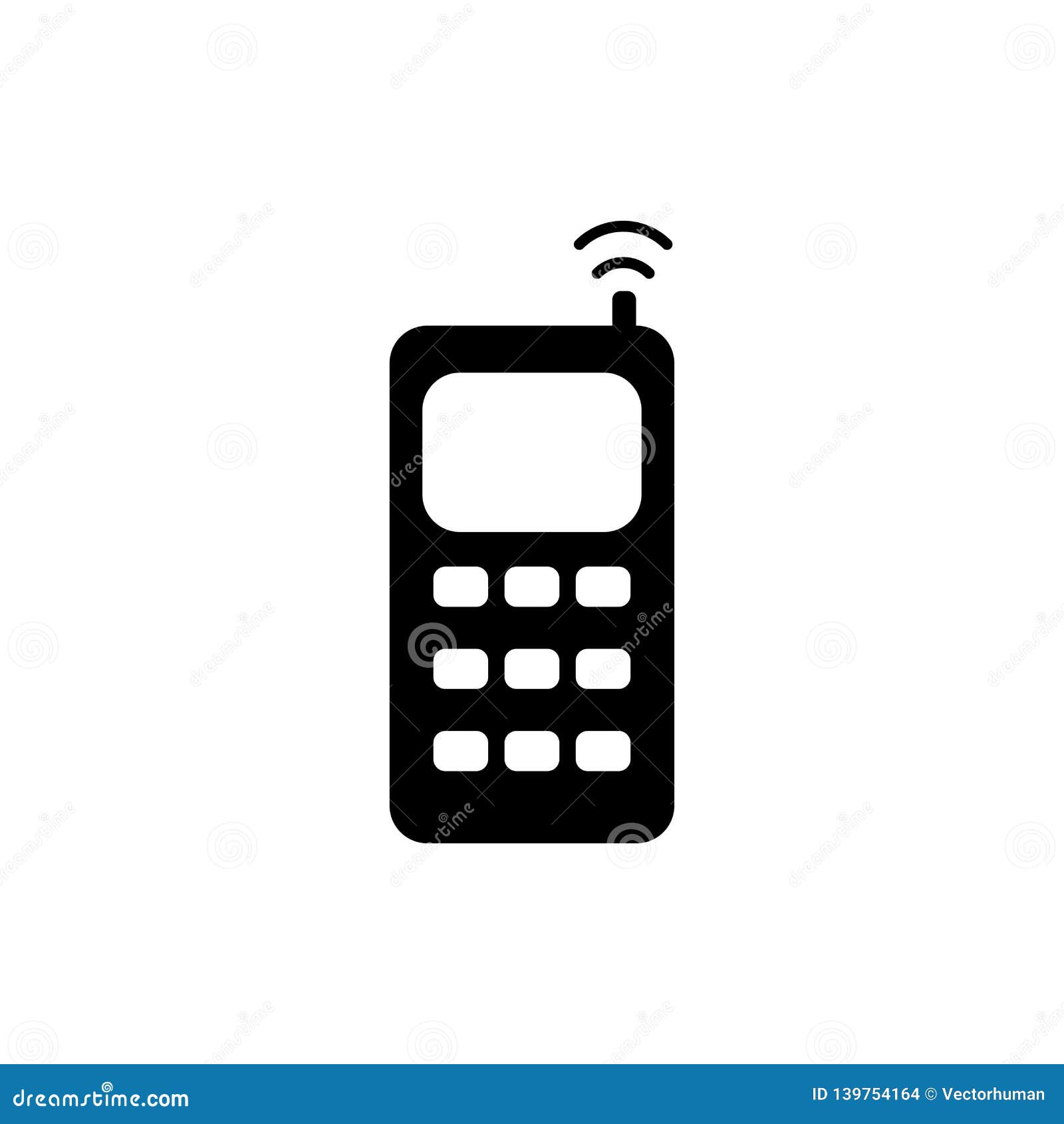 Icono del teléfono celular ilustración del vector. Ilustración de ...