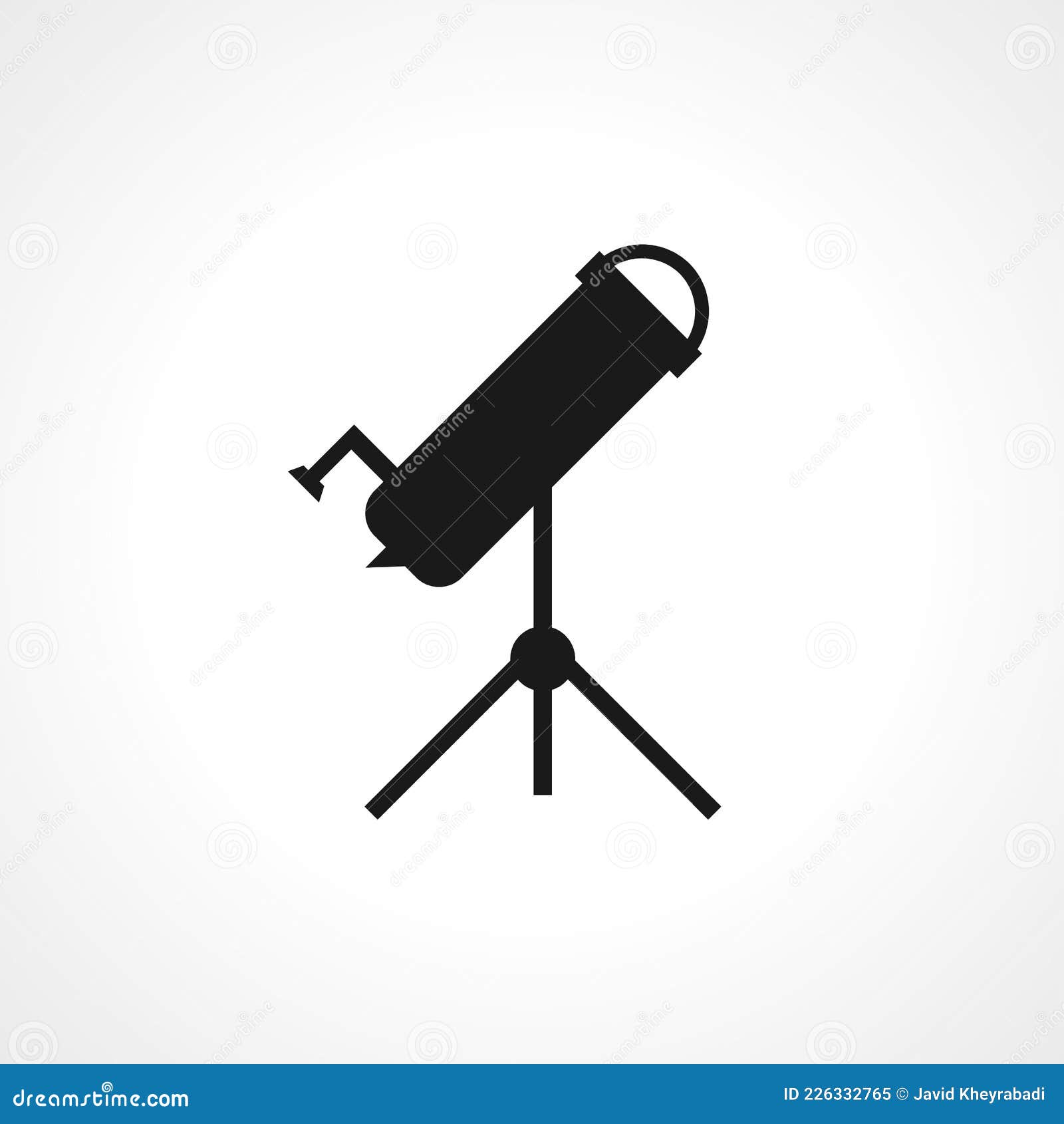 Icono Del Telescopio. Icono Vector Telescopio. Icono Aislado De ...
