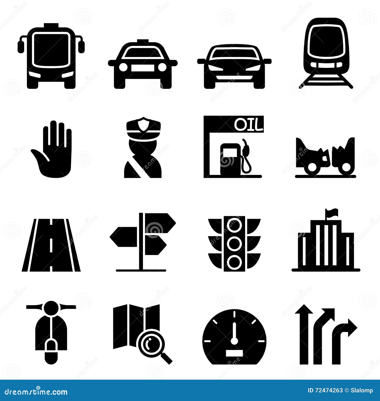 Icono del tráfico stock de ilustración. Ilustración de calle - 72474263