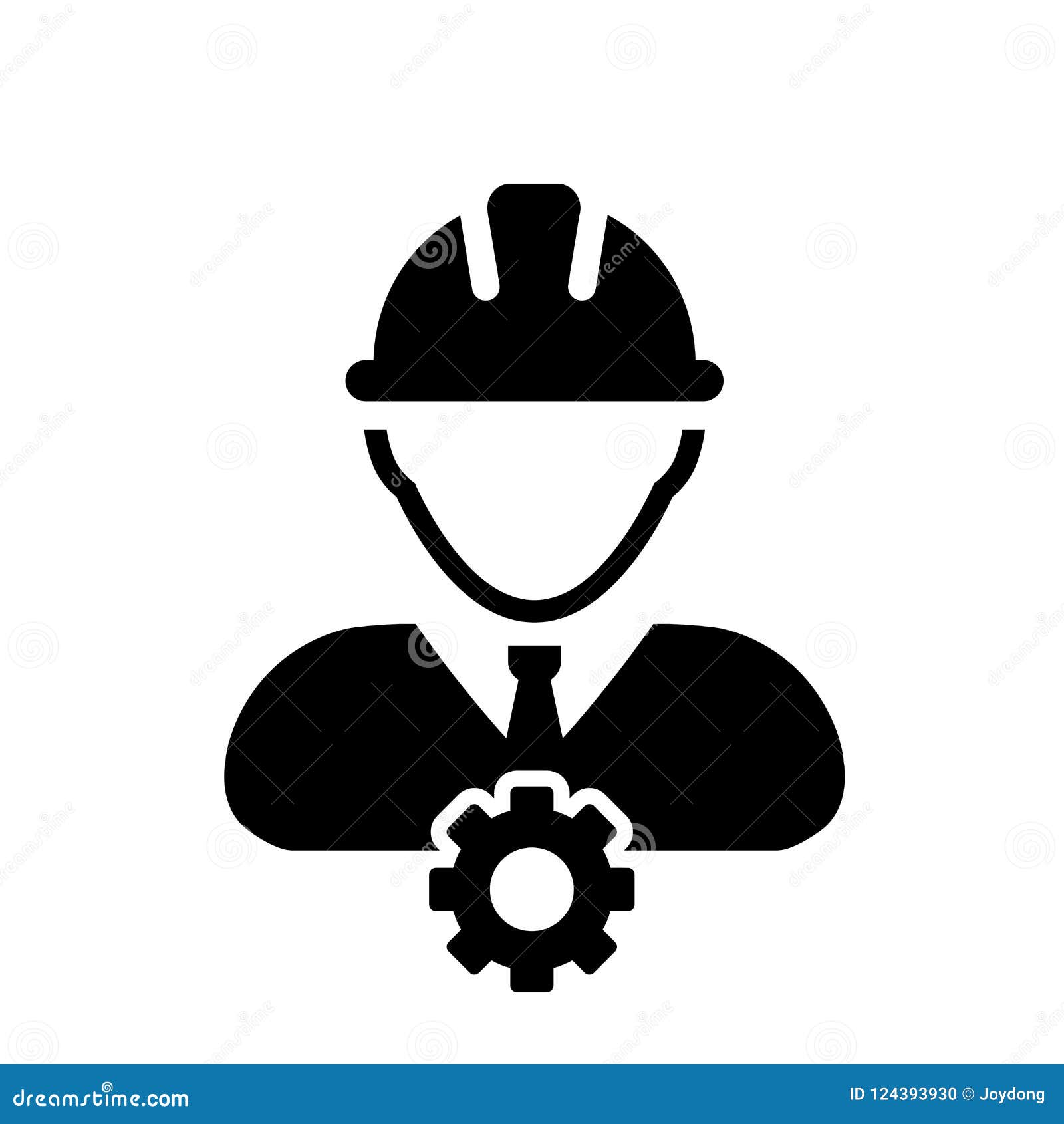 Icono Del Trabajador Para El Vector Ilustración del Vector ...