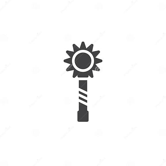 Icono Del Vector Del Arma Del Macis Ilustración del Vector ...