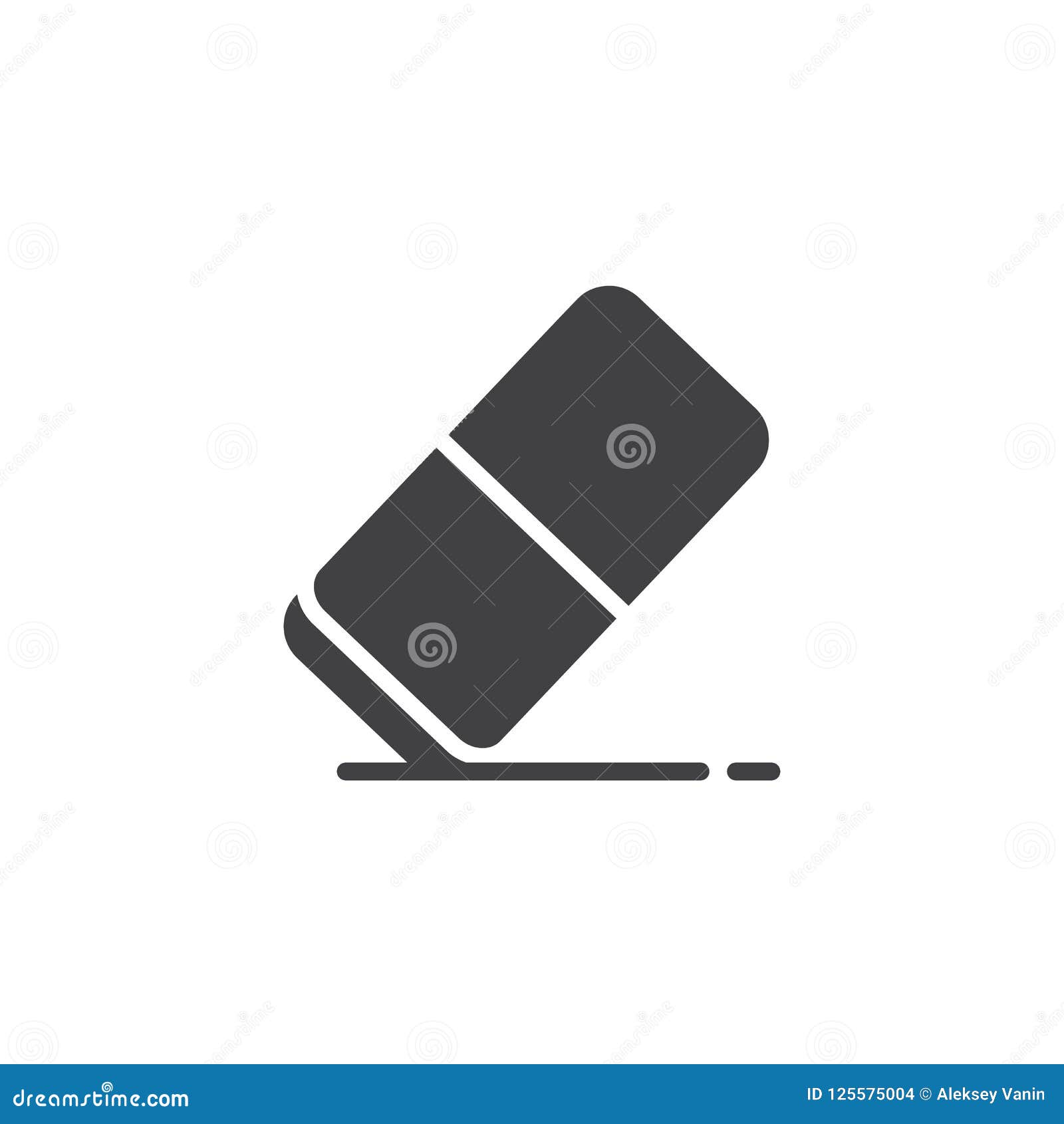 Icono Del Vector Del Borrador Ilustración del Vector - Ilustración de ...