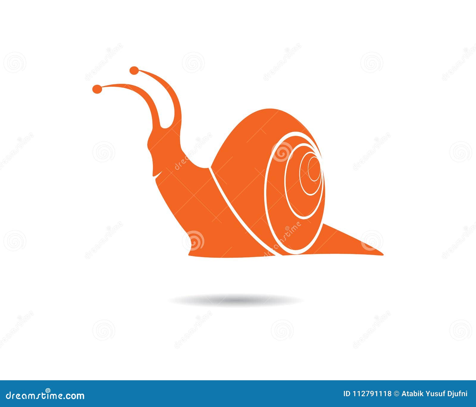 Icono Del Vector Del Caracol Ilustración del Vector - Ilustración de ...