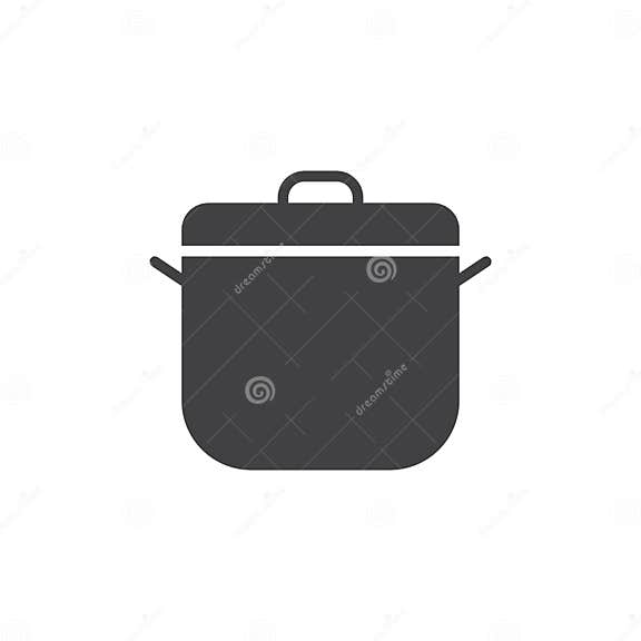 Icono del vector del cazo ilustración del vector. Ilustración de ...