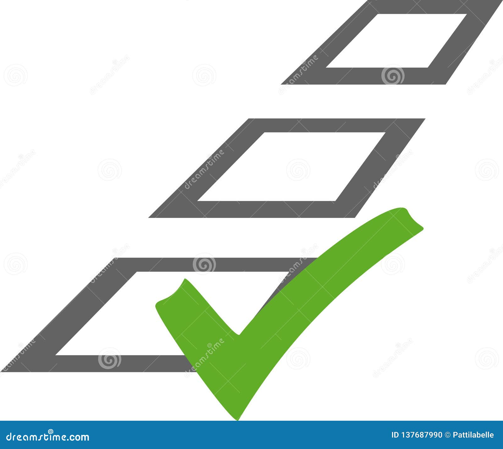 Icono Del Vector Del Checkbox Ilustración del Vector - Ilustración de ...