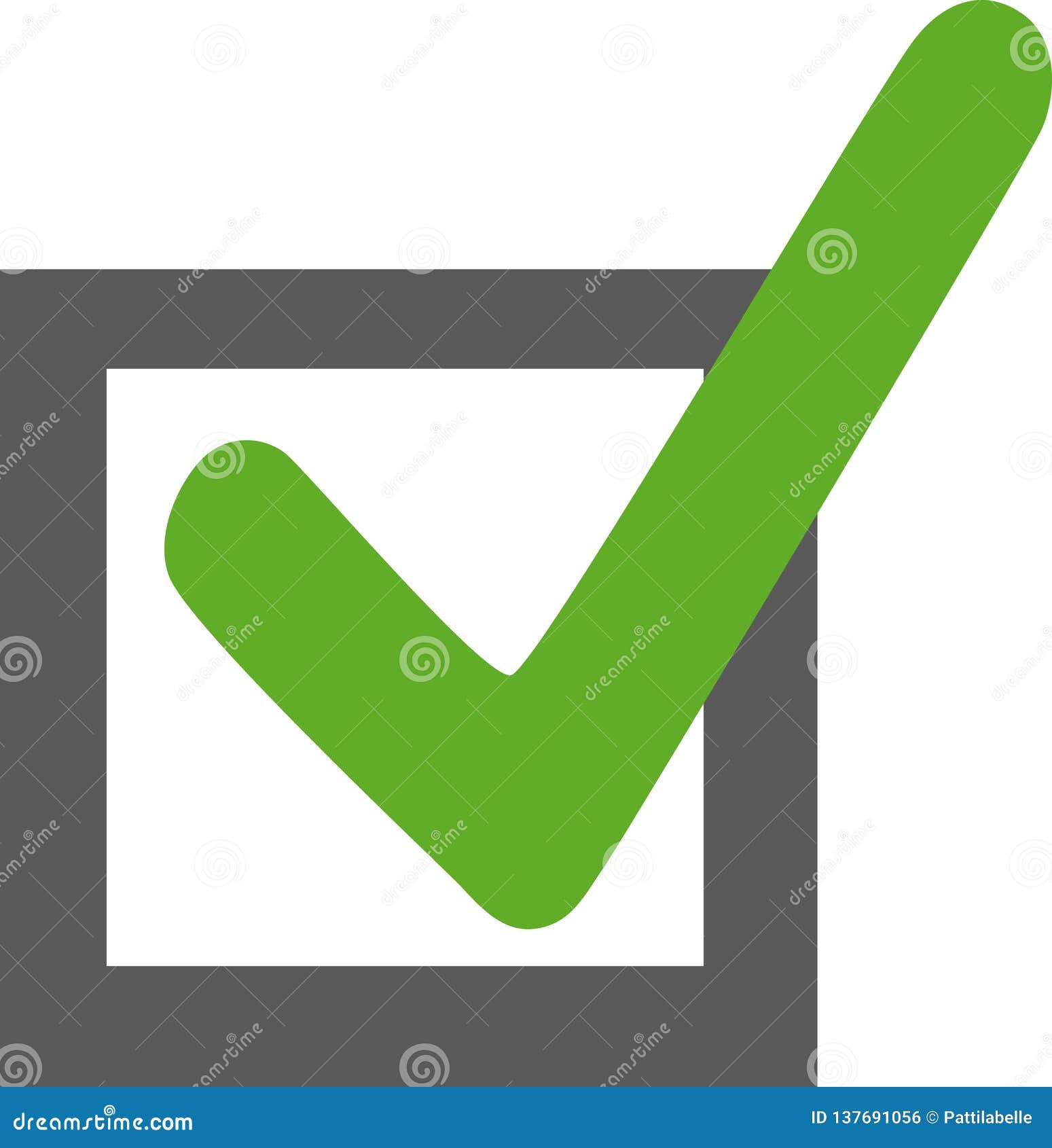 Icono Del Vector Del Checkbox Ilustración del Vector - Ilustración de ...