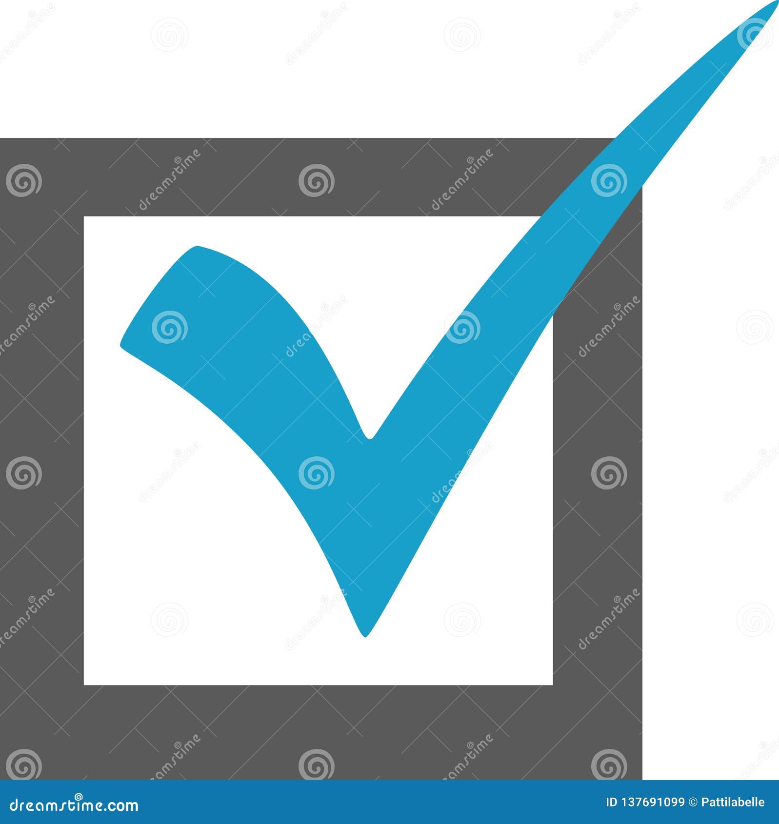 Icono Del Vector Del Checkbox Ilustración del Vector - Ilustración de ...