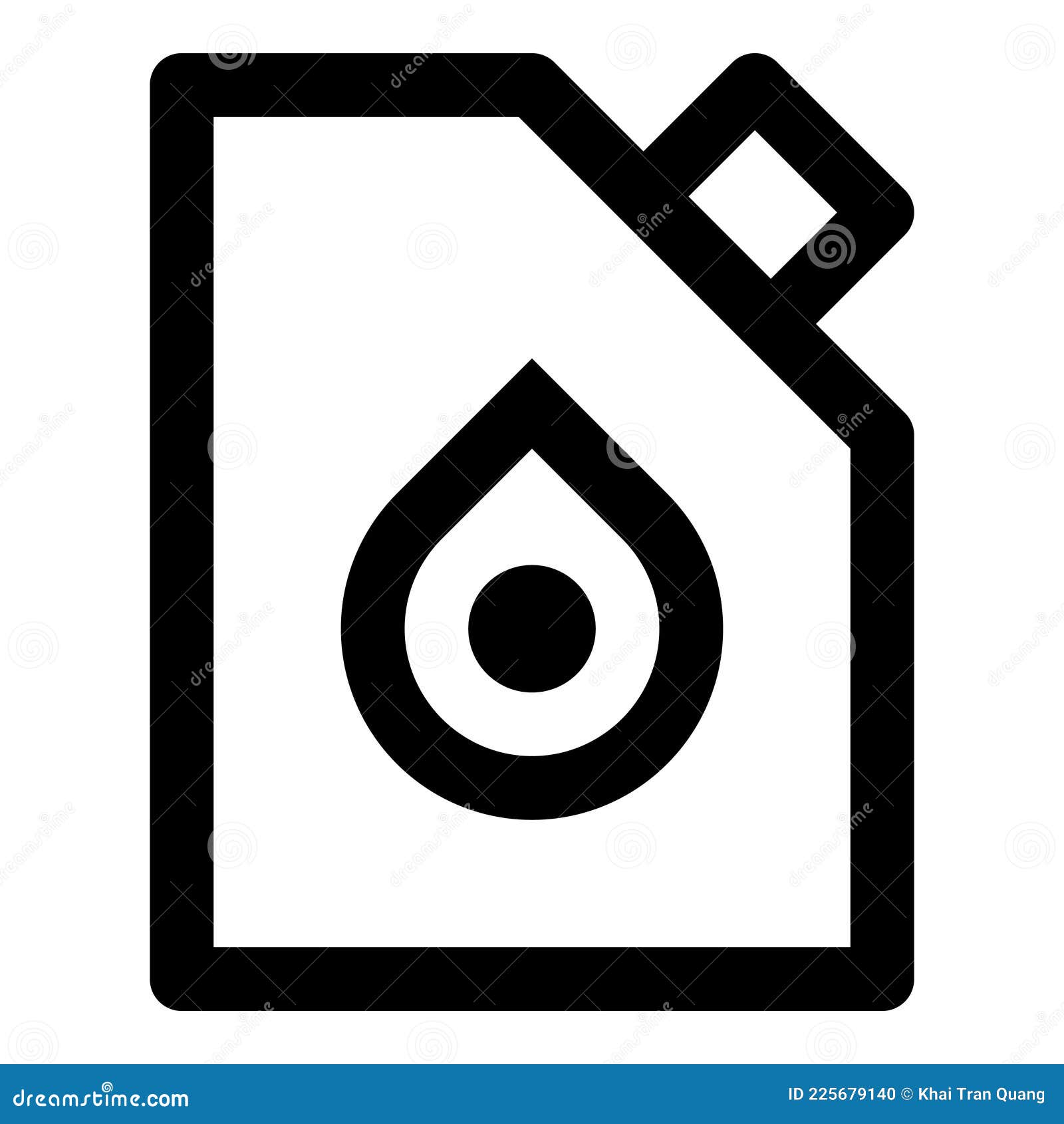 Icono Del Vector De Aceite. Ilustración del Vector - Ilustración de ...