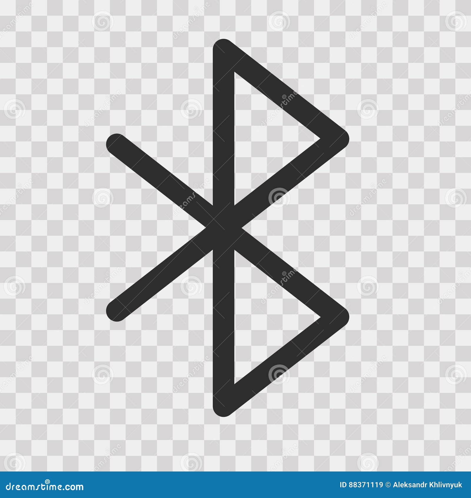 Icono Del Vector De Bluetooth Imagen de archivo editorial - Ilustración ...