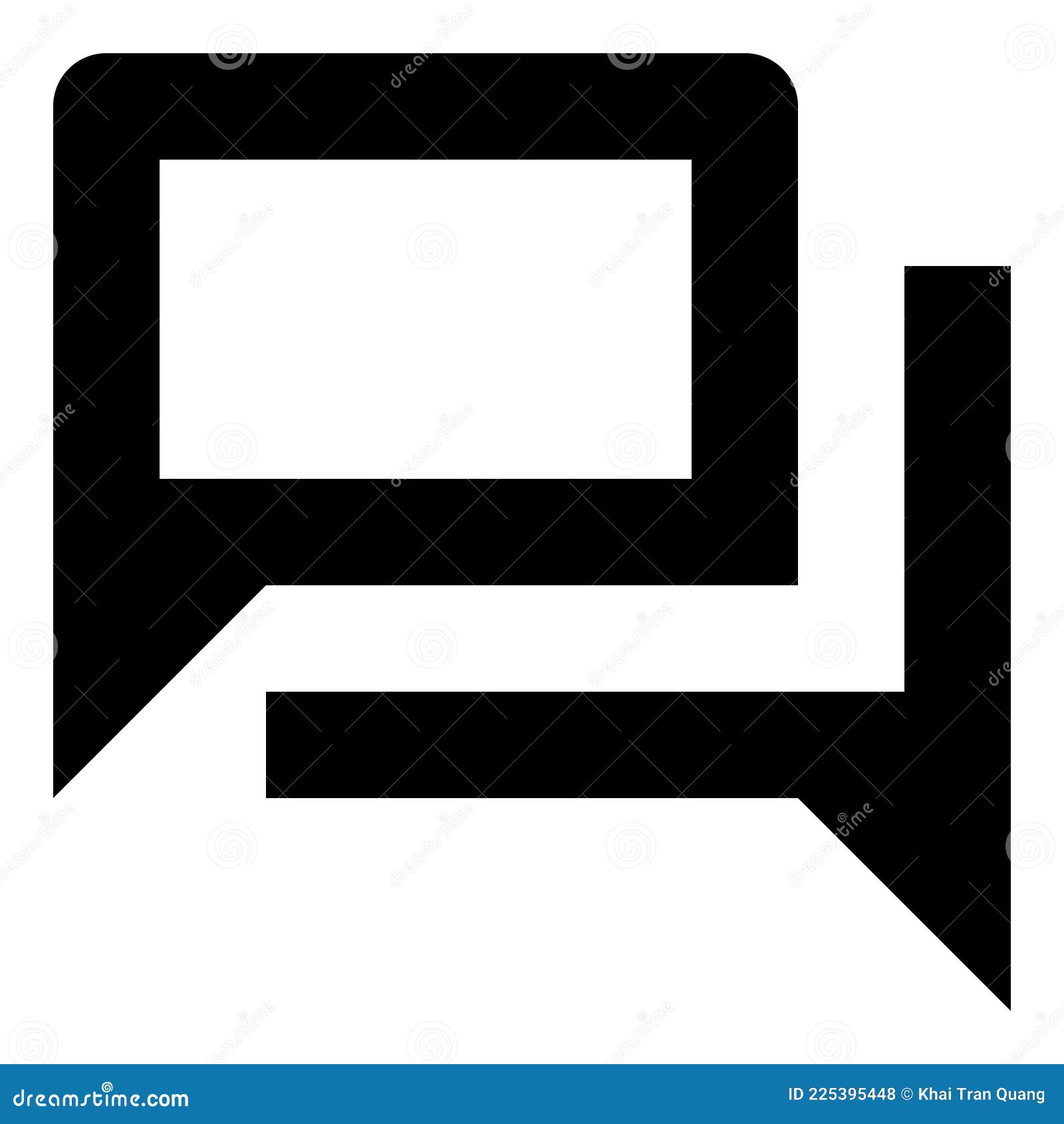 Icono del vector de chat. ilustración del vector. Ilustración de icono ...