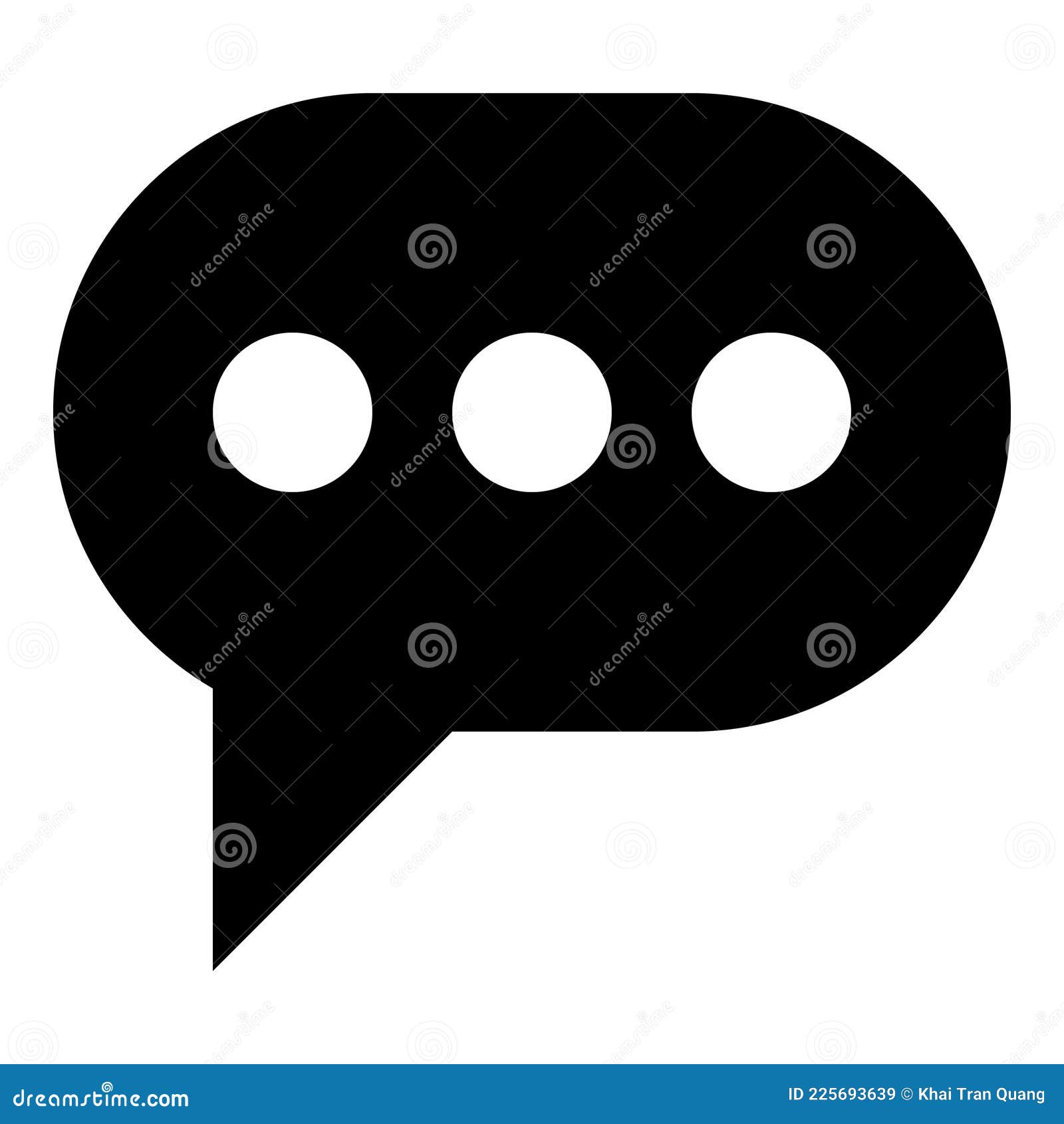 Icono del vector de chat. ilustración del vector. Ilustración de icono ...