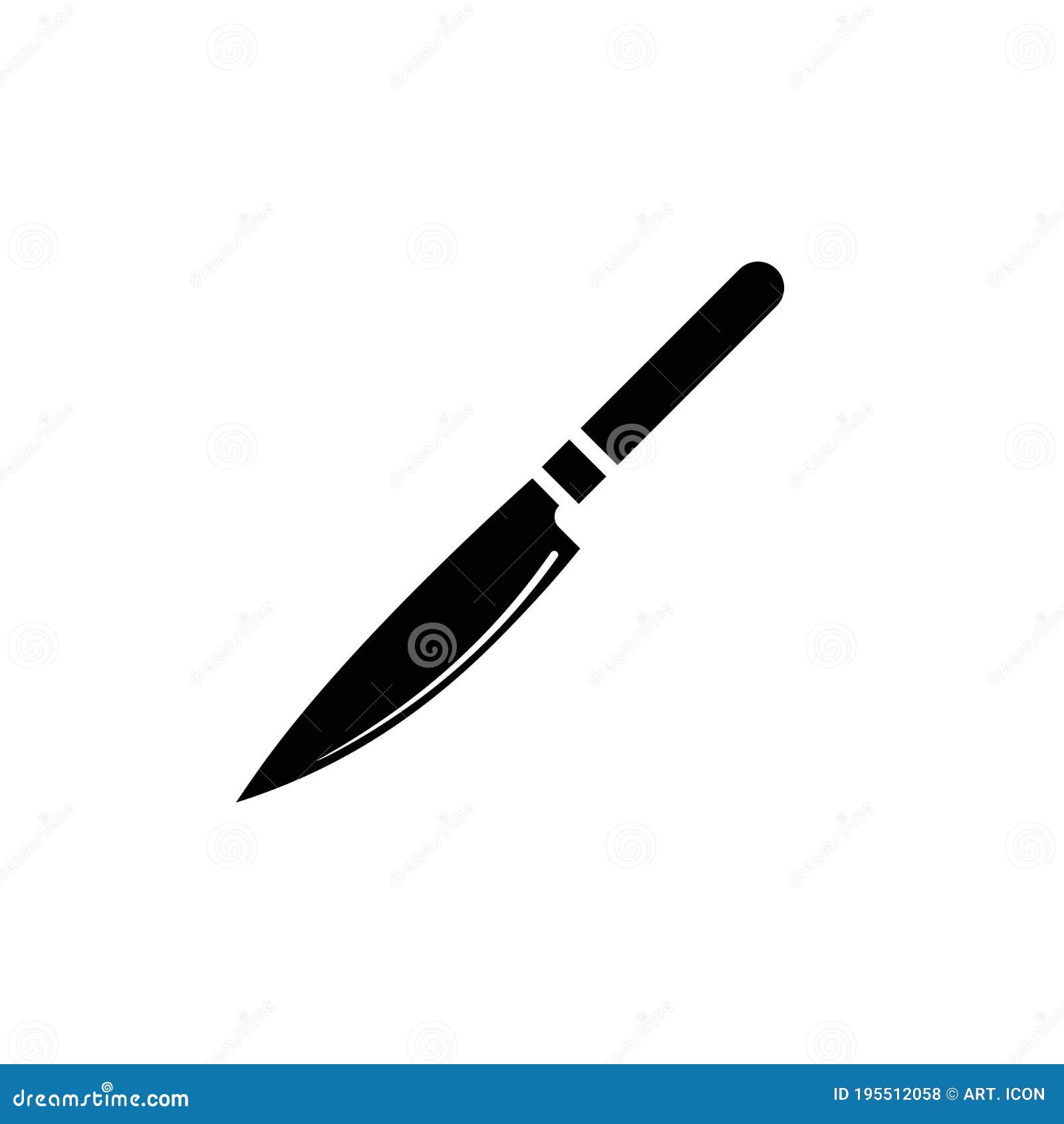Icono Del Vector De Cuchillo De Cocina Ilustración del Vector ...