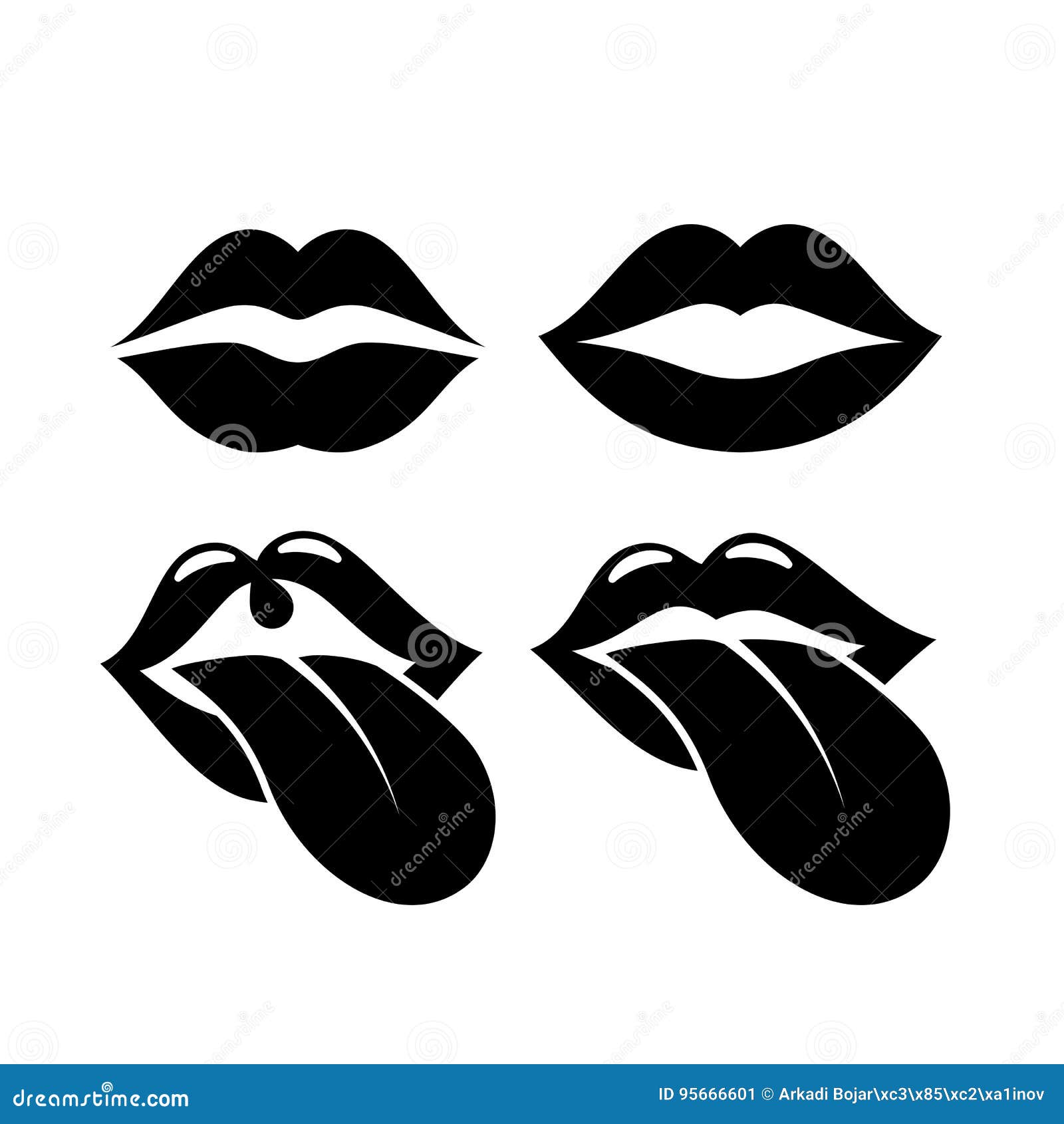 Icono Del Vector De La Boca Ilustración del Vector - Ilustración de ...