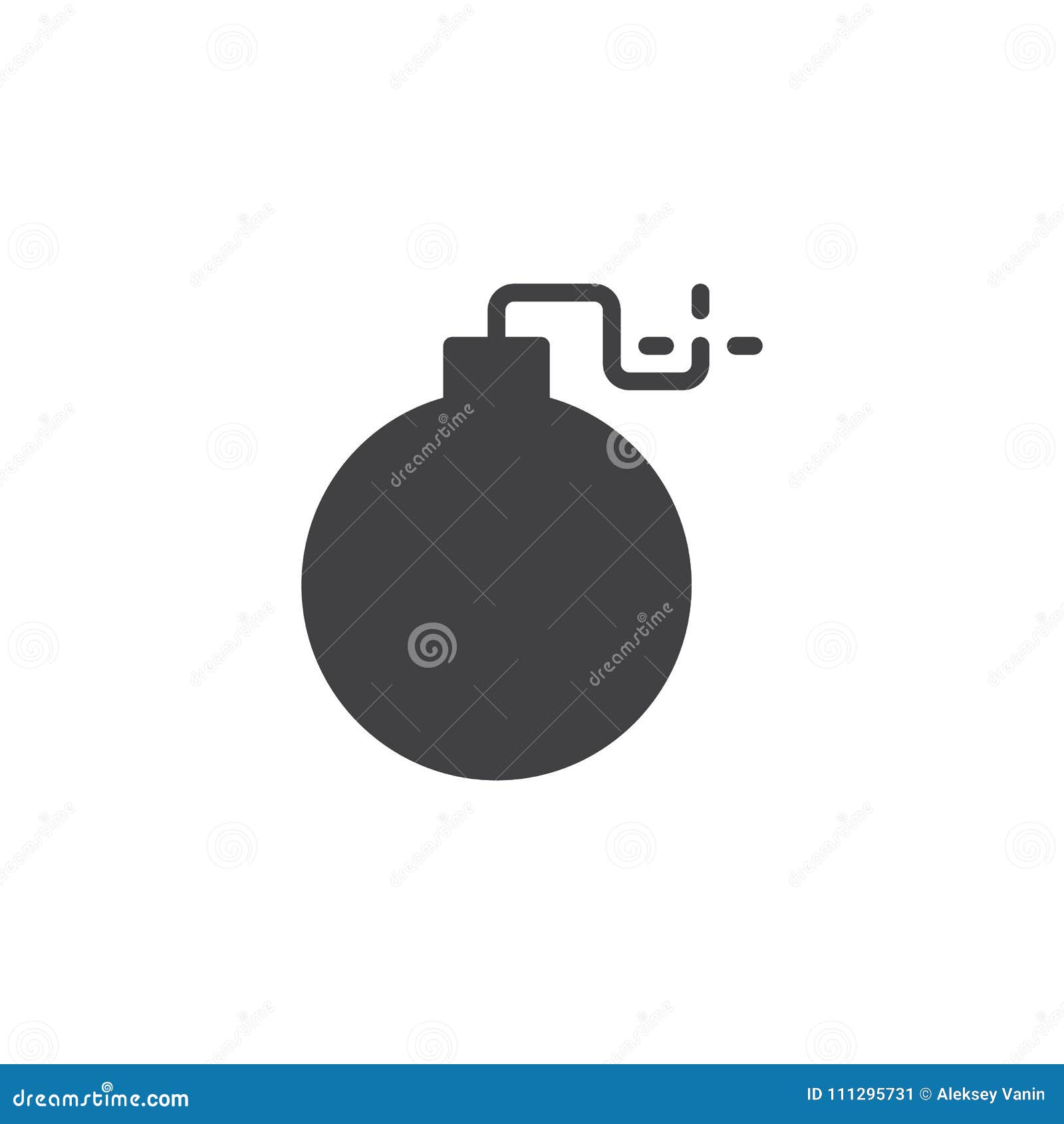 Icono Del Vector De La Bomba Ilustración del Vector - Ilustración de ...