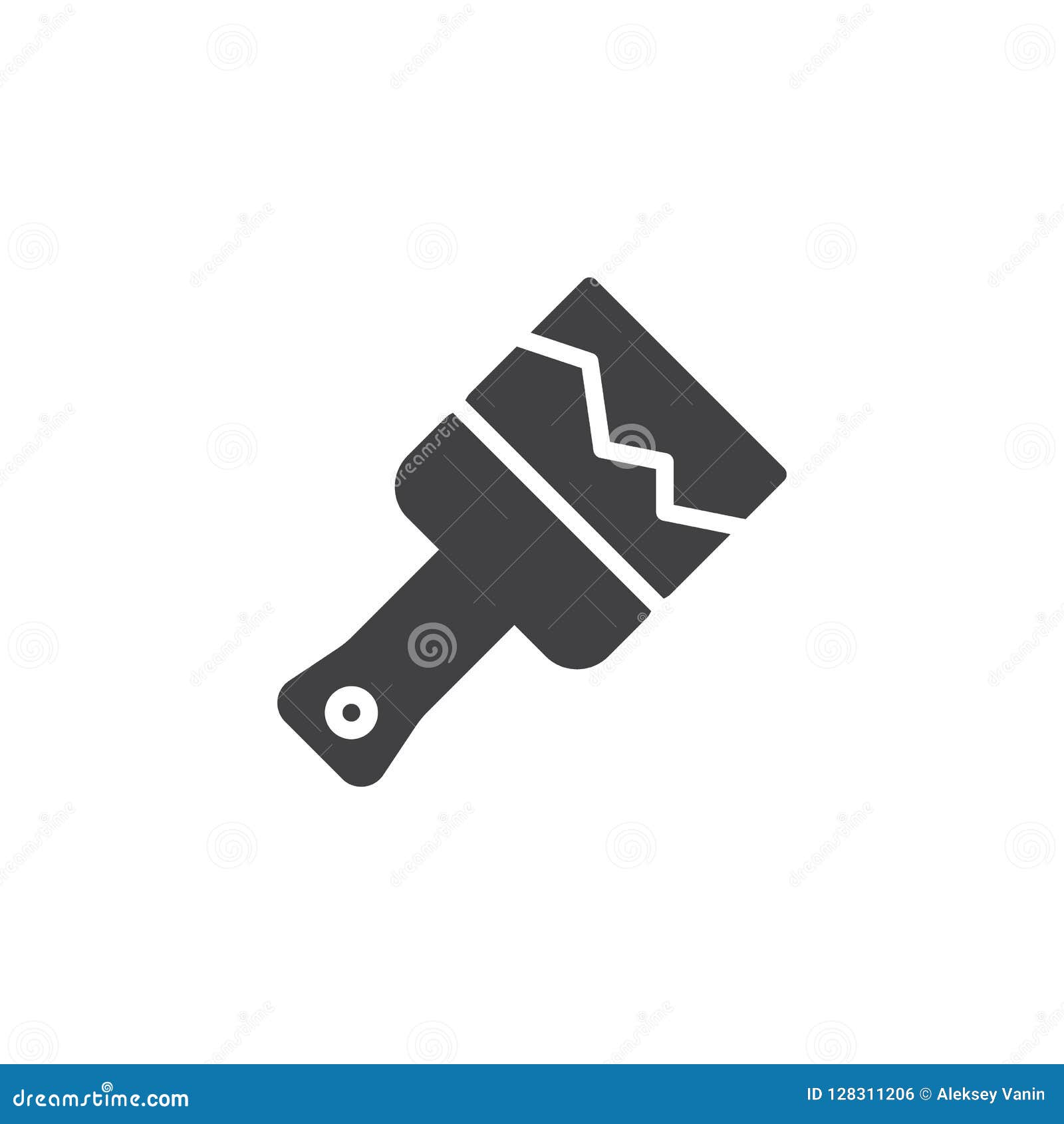 Icono Del Vector De La Brocha Ilustración del Vector - Ilustración de ...