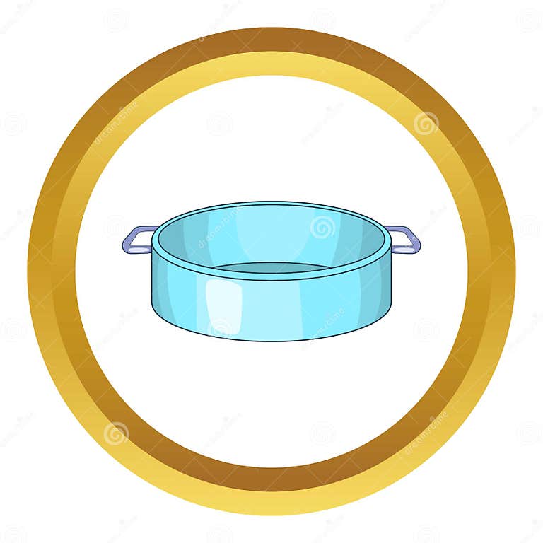 Icono Del Vector De La Cacerola Ilustración del Vector - Ilustración de ...