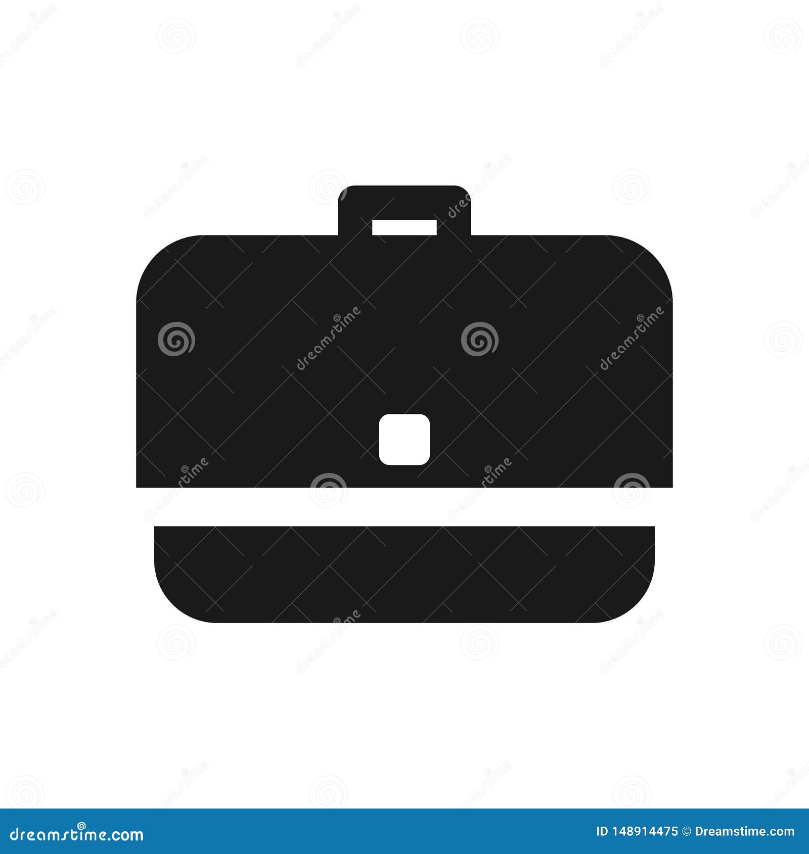 Icono Del Vector De La Cartera Ejemplo Del Vector De La Cartera Del ...