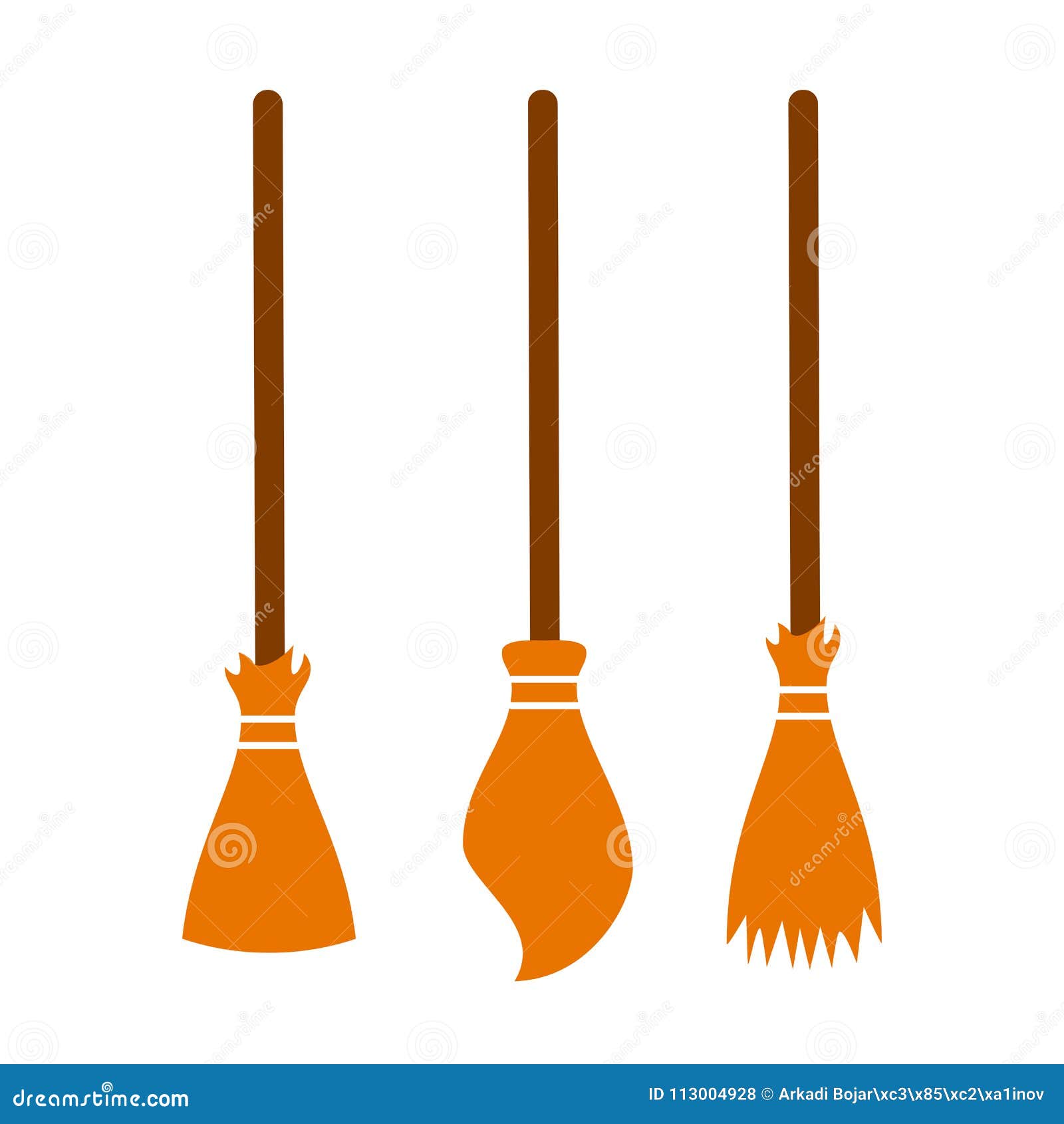 Icono Del Vector De La Escoba Ilustración del Vector - Ilustración de ...