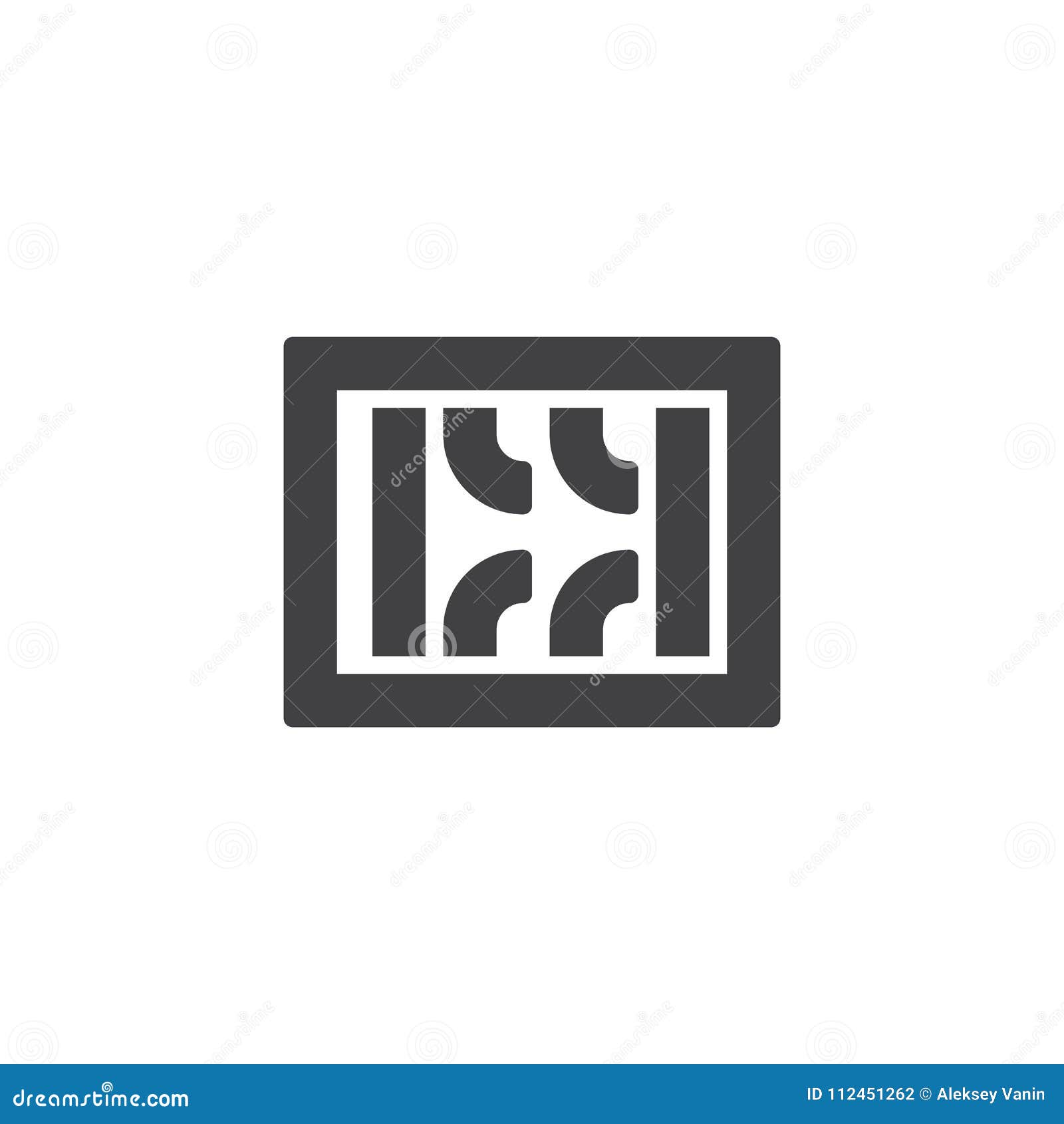 Icono Del Vector De La Fuga Ilustración del Vector - Ilustración de ...