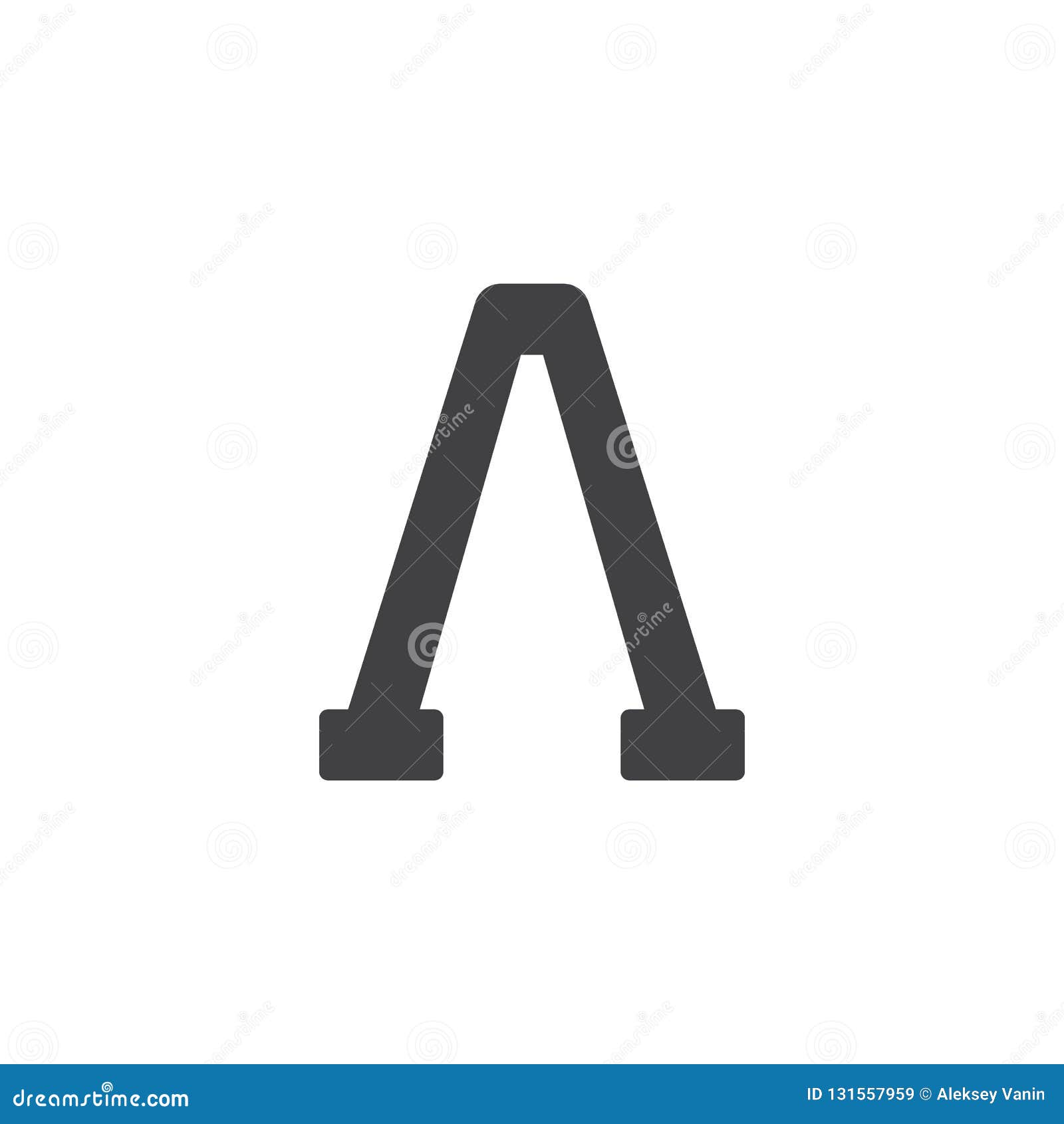 Icono Del Vector De La Letra De La Lambda Ilustración del Vector - Ilustración de alfabeto ...