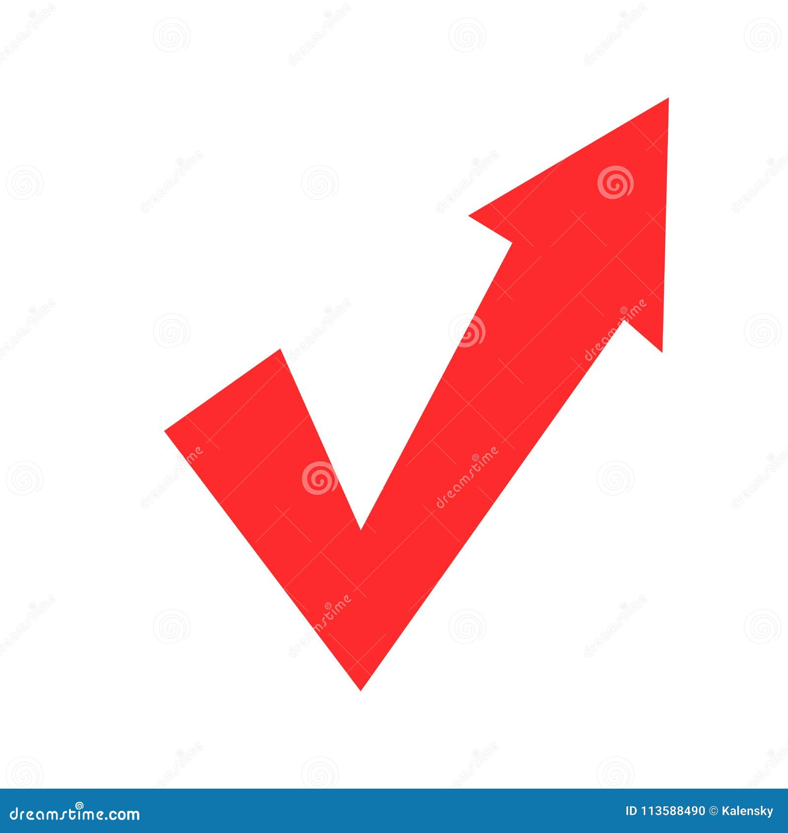 Icono Del Vector De La Marca De Cotejo Ilustración del Vector ...