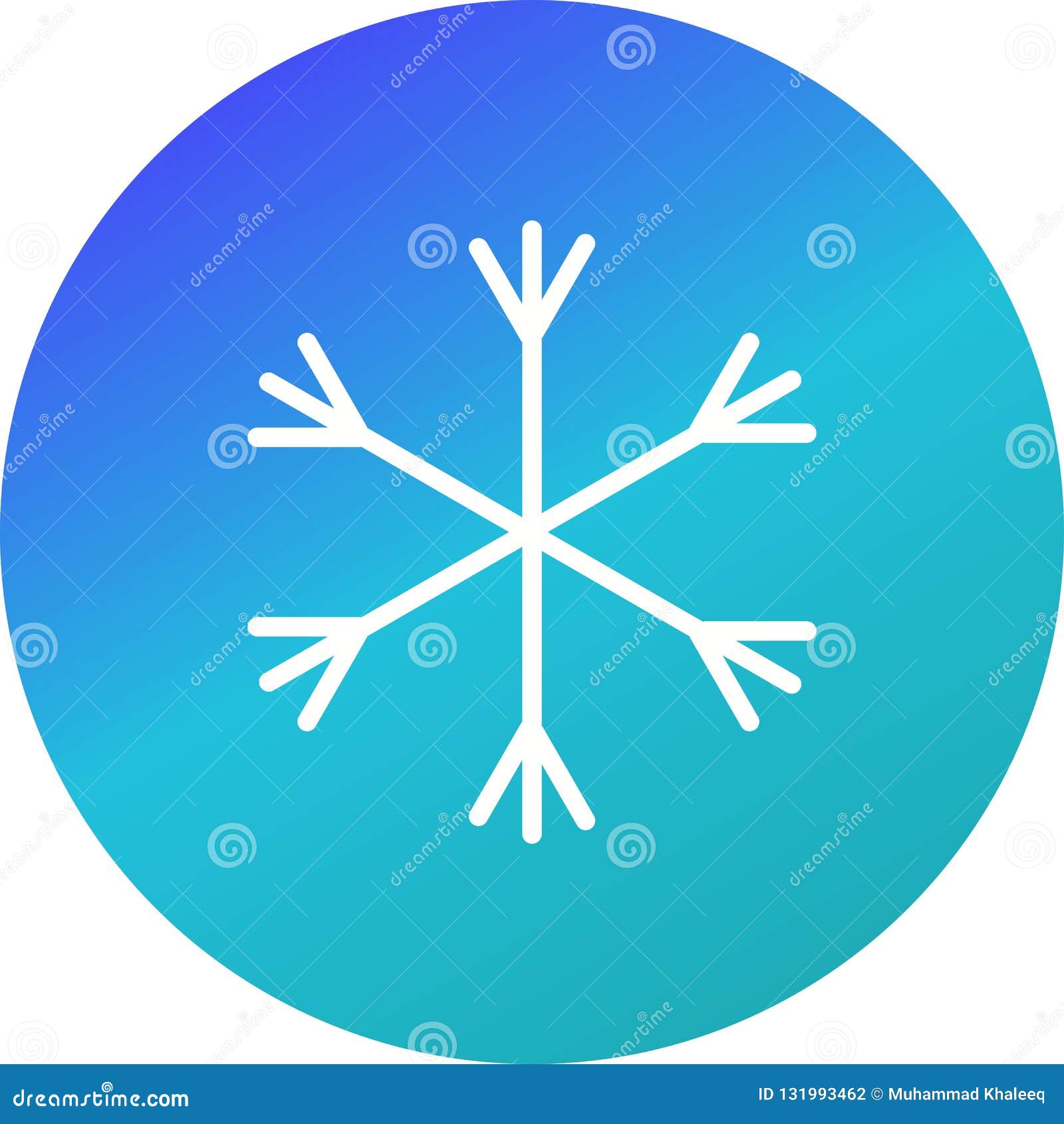 Icono Del Vector De La Nieve Stock de ilustración - Ilustración de ...