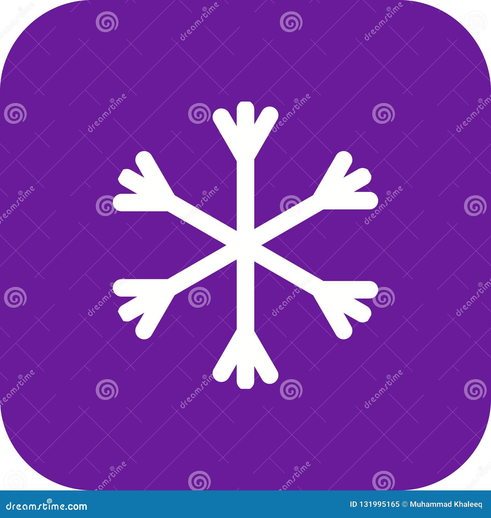 Icono Del Vector De La Nieve Stock de ilustración - Ilustración de ...