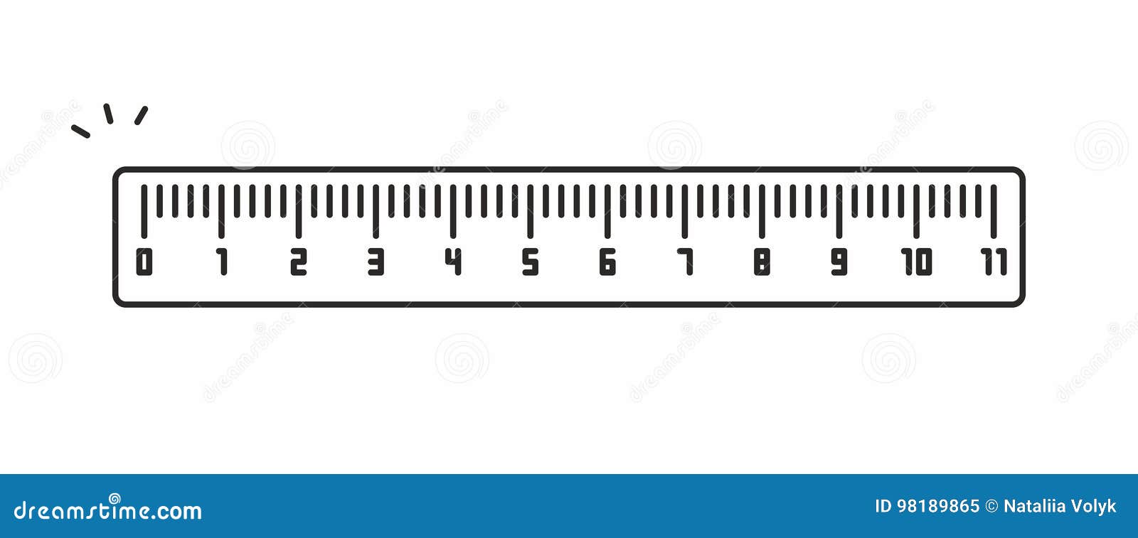 Icono Del Vector De La Regla Ilustración del Vector - Ilustración de ...